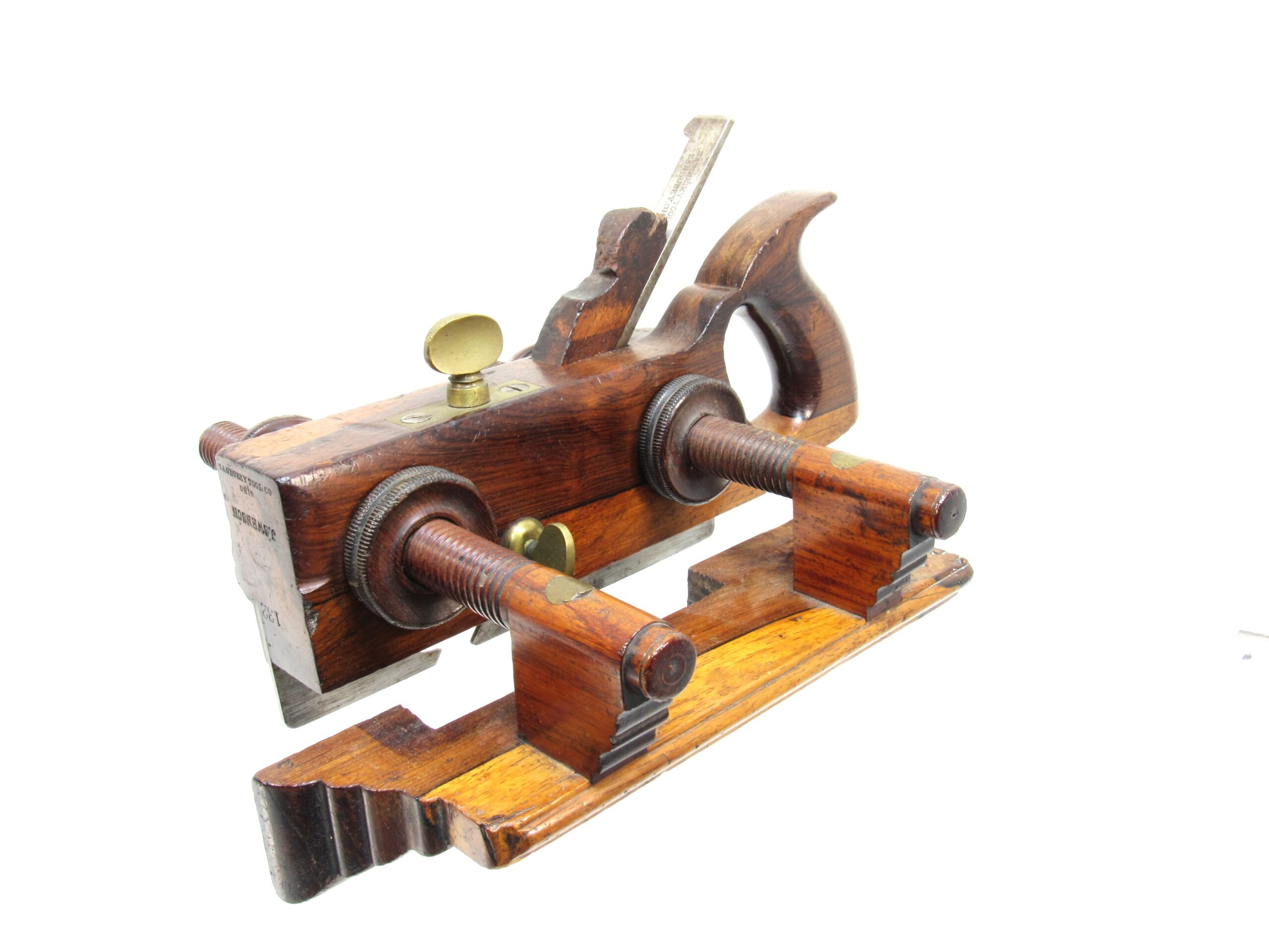 A SHOW PIECE SANDUSKY TOOL COMPANY ROSEWOOD PLOW PLANE # 132 - Michael ...