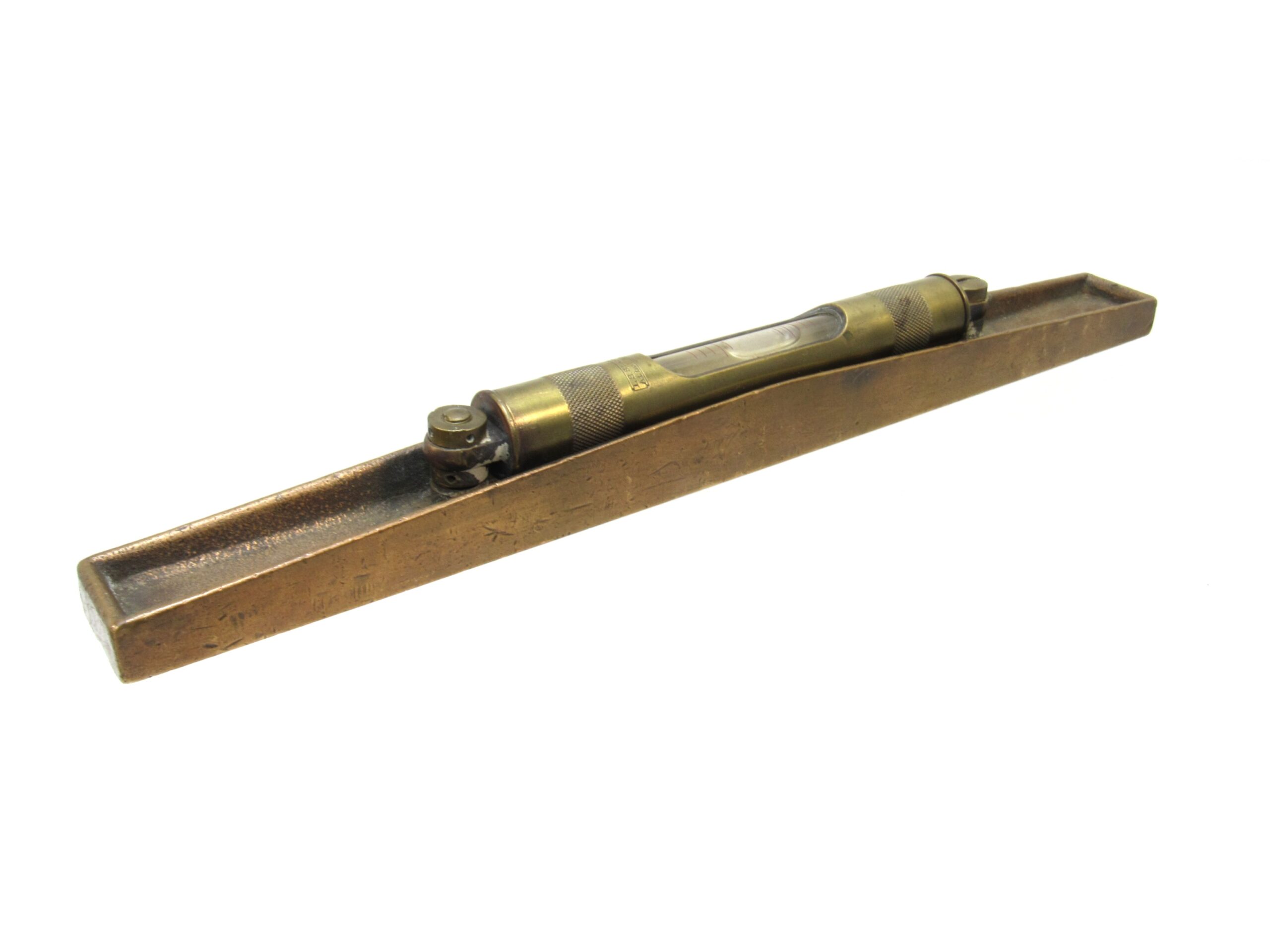 Very Rare L S S Starrett 12" Brass Electricians Level - Michael ...