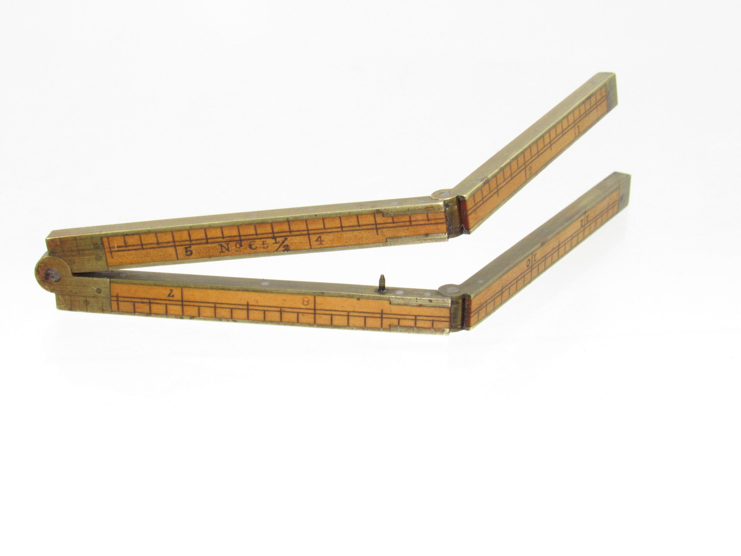 NICE STANLEY # 65 1/2 BRASS BOUND CARPENTERS RULE - Michael Rouillard ...