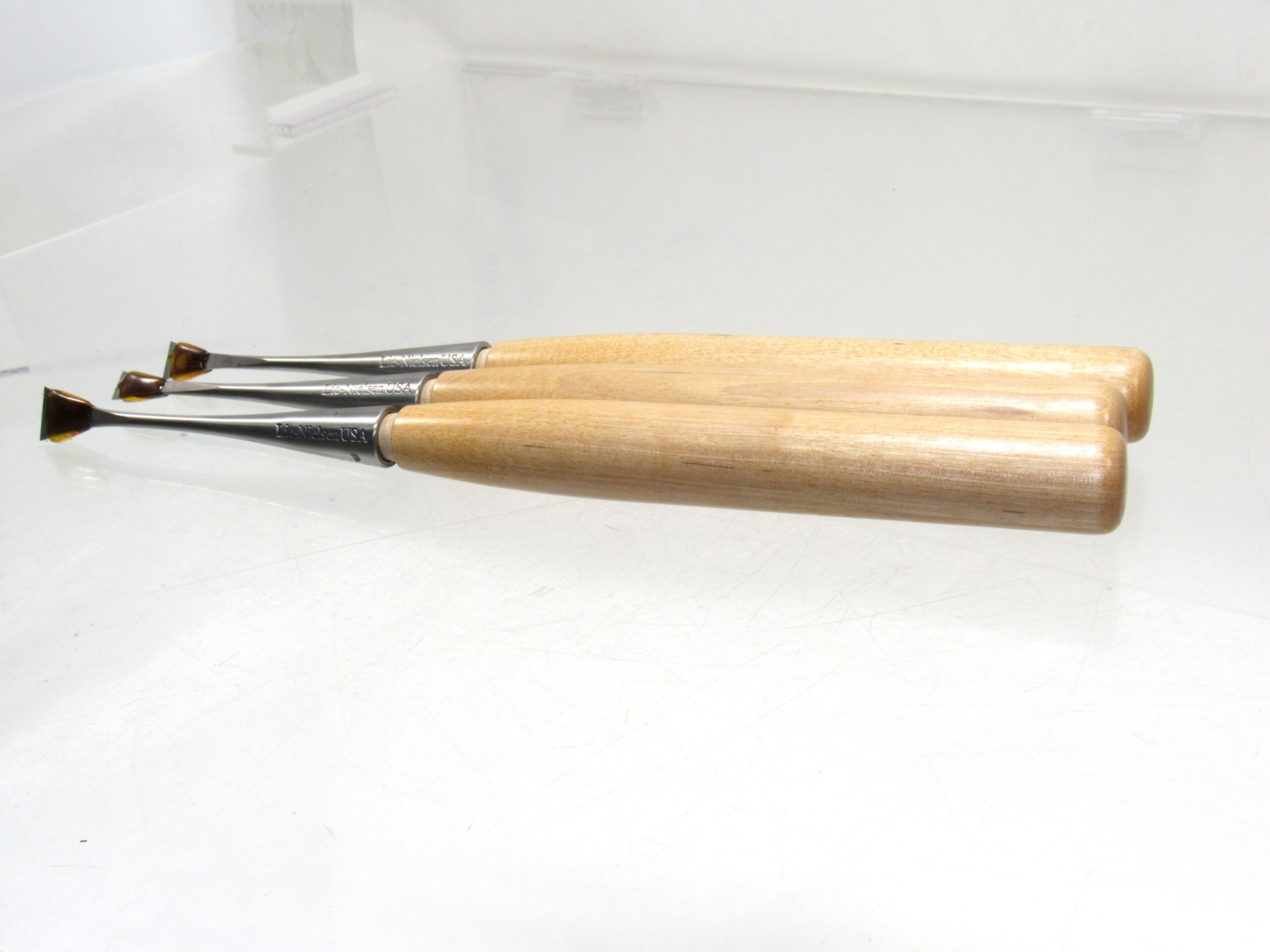 NEW SET OF 3 LIE NIELSEN FISHTAIL CHISEL SET - Michael Rouillard ...