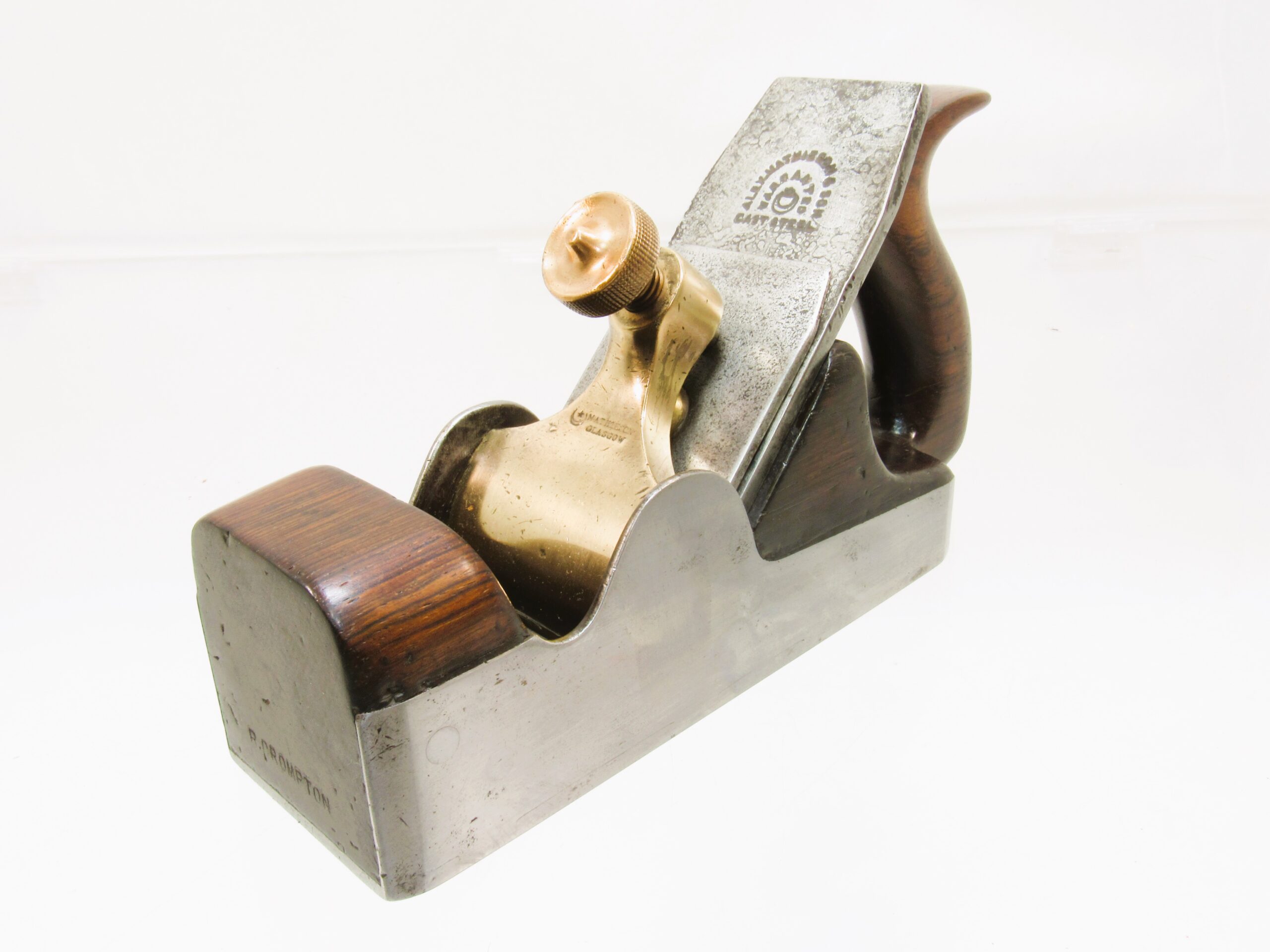 Extra Nice Mathieson # 844 Infill Smooth Plane Dovetailed Steel Sole ...