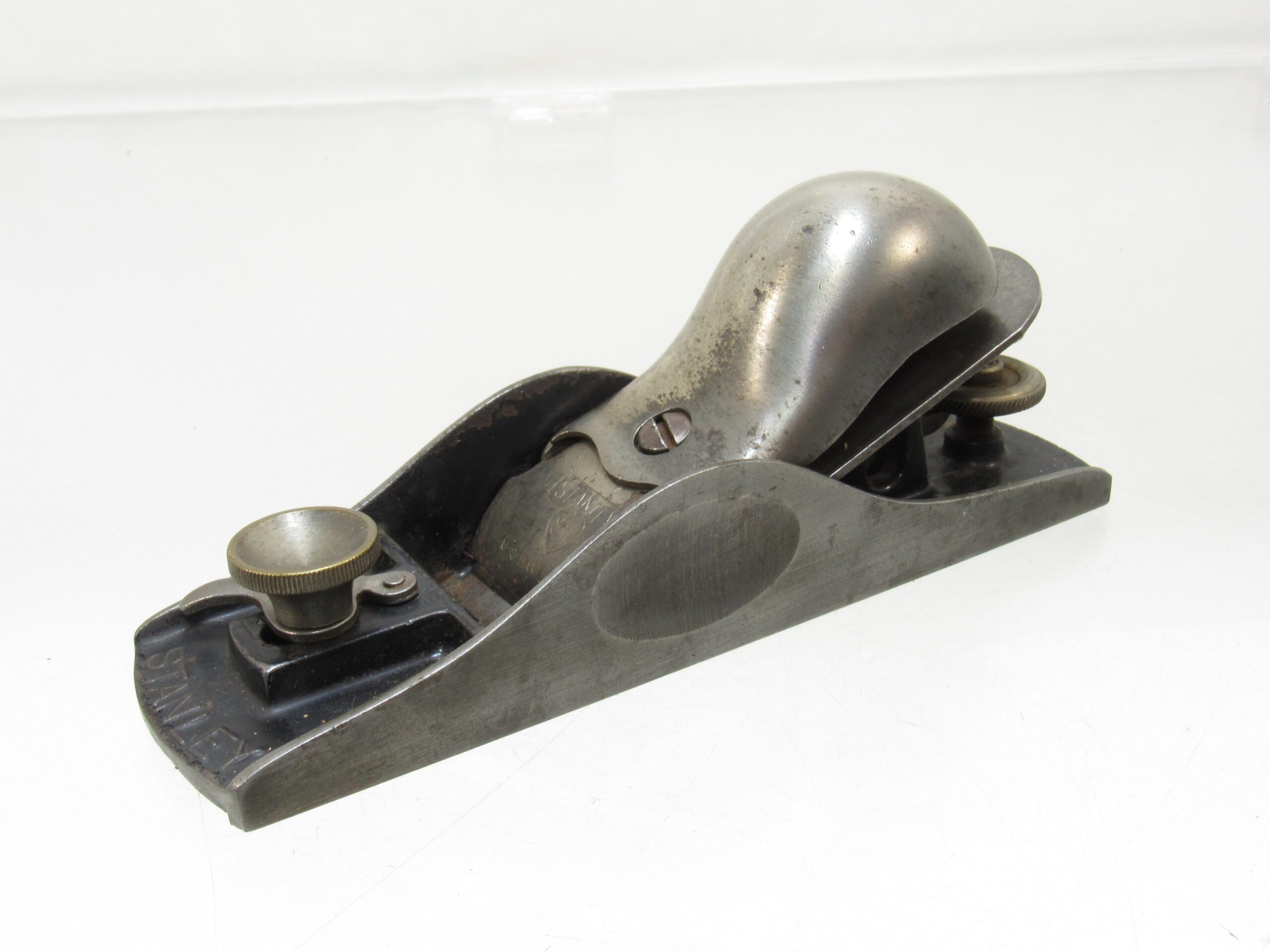 Very Good Stanley # 19 Knuckle Joint Block Plane Sharp Ready for Work ...