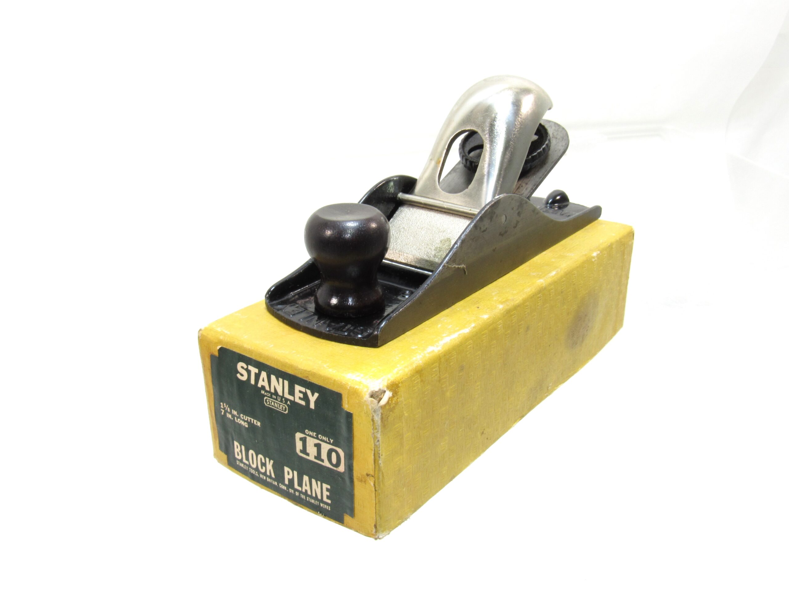 Superb Stanley # 110 Block Plane In Original Box - Michael Rouillard Antique Tools