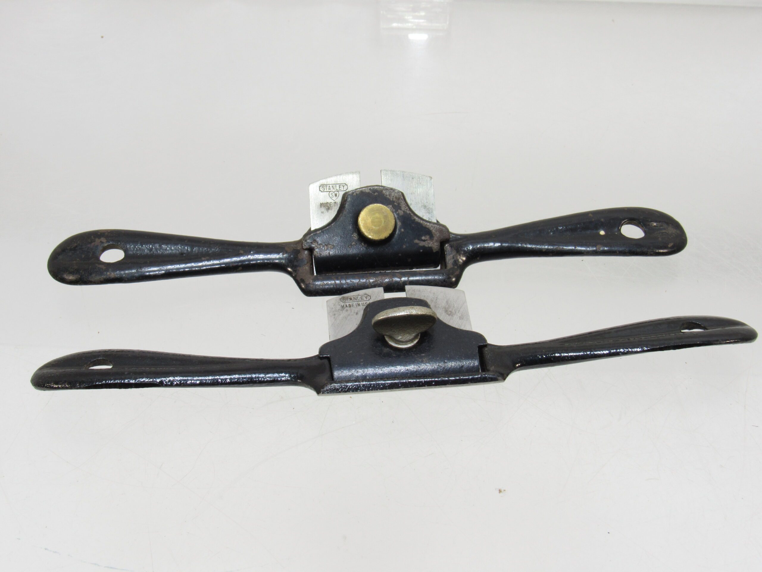 Extra Nice Pair of Stanley Spokeshaves # 63 Round Bottom and # 64 Flat ...