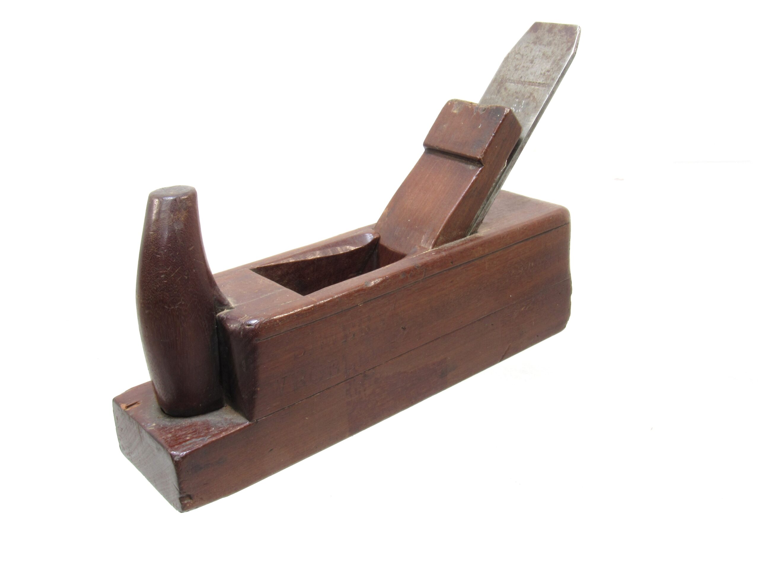 Nice Exotic Wood Horn Plane 8" Long Weight's 1 Lb 12 oz Sandusky Tool ...