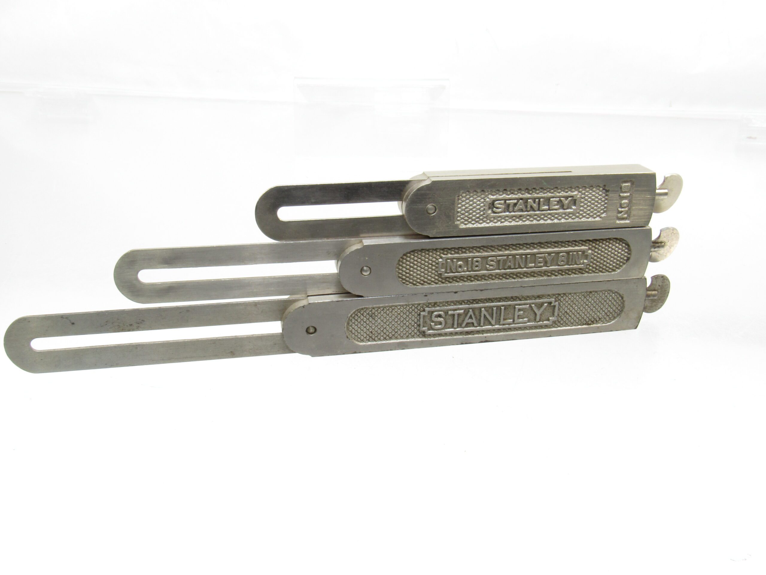 Mint Set of 3 Stanley # 18 Tee Bevel Squares 10" 8" 6" - Michael ...