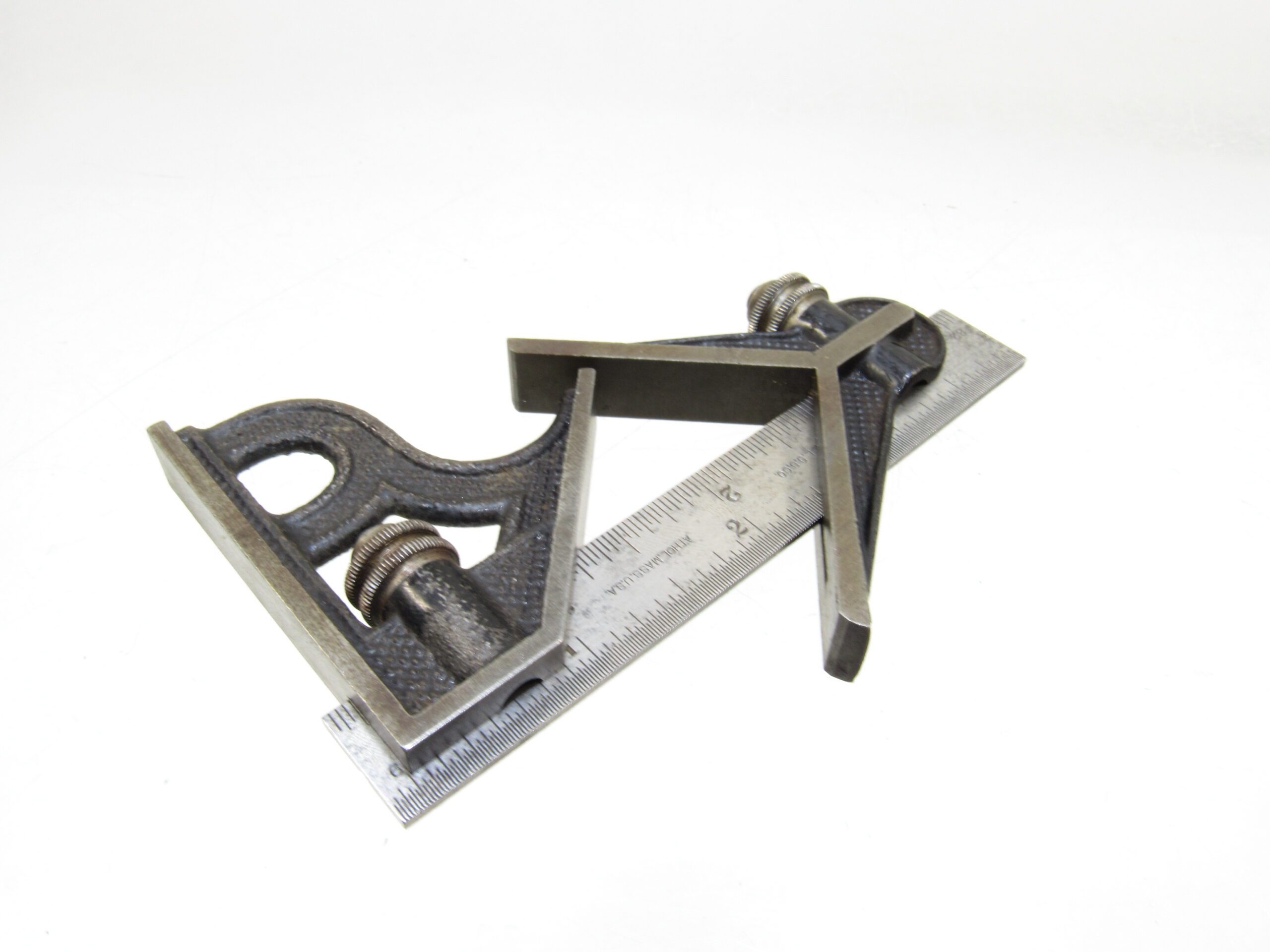 Awesome The L.S Starrett Co Athol Mass 3 Piece 4" Combination Square ...