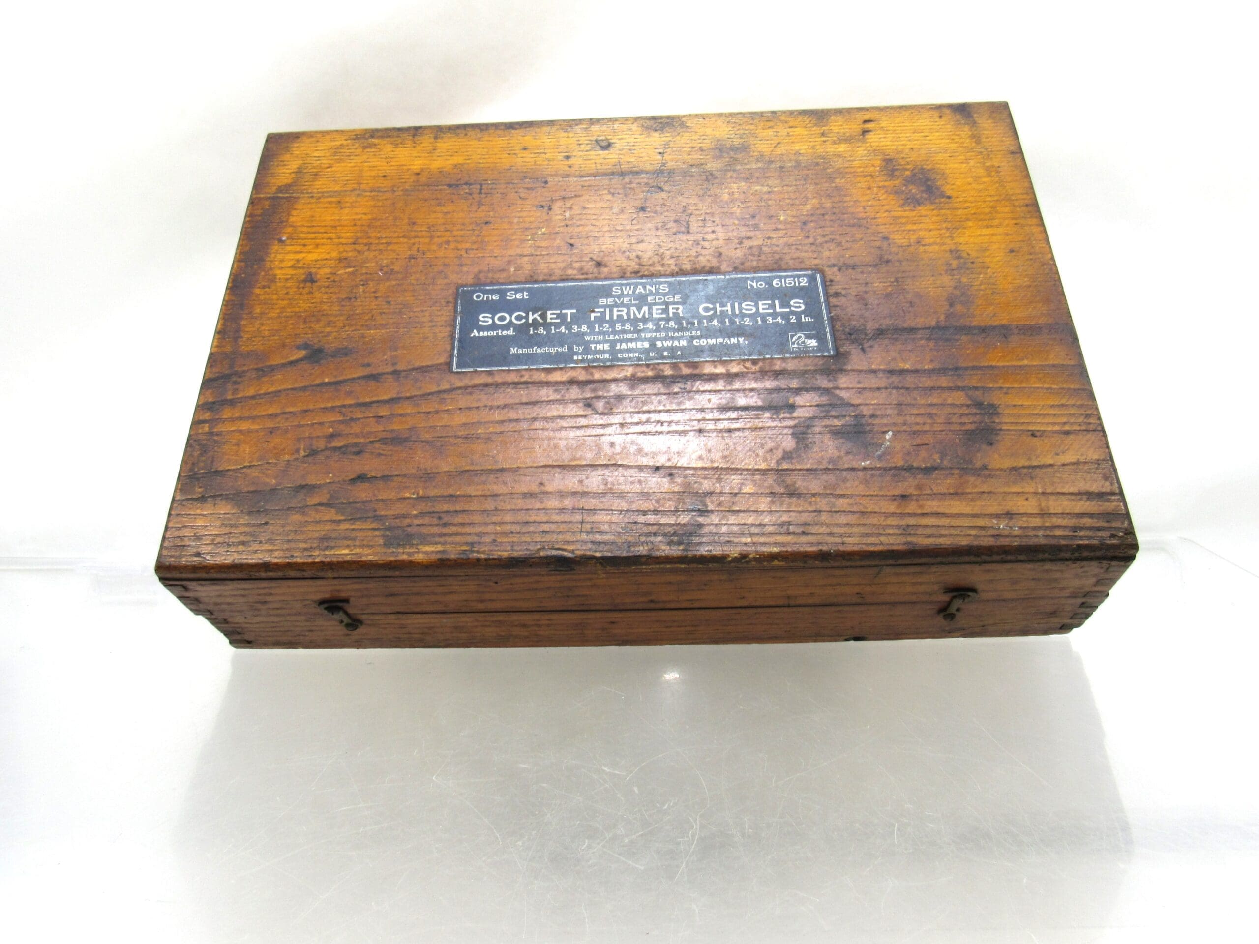 Awesome Full Set Of 12 James Swan Socket Firmer Chisels In Original Box ...