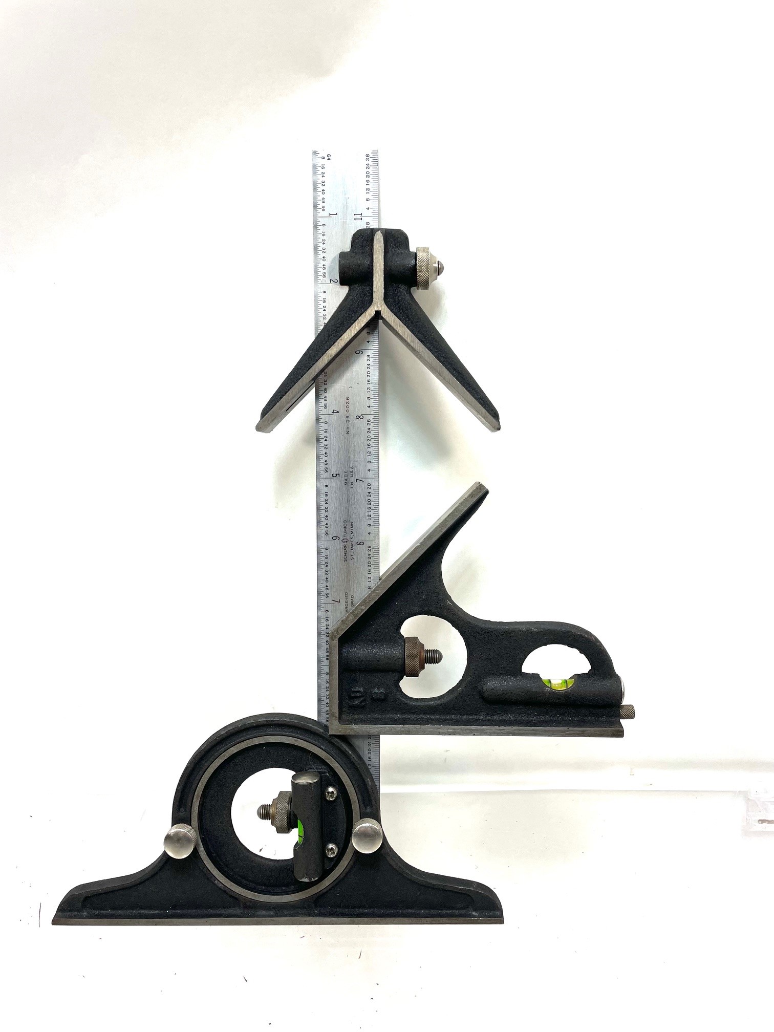 Awesome Scherr Tumico ST James Minn 4 Piece Combination Square Set ...