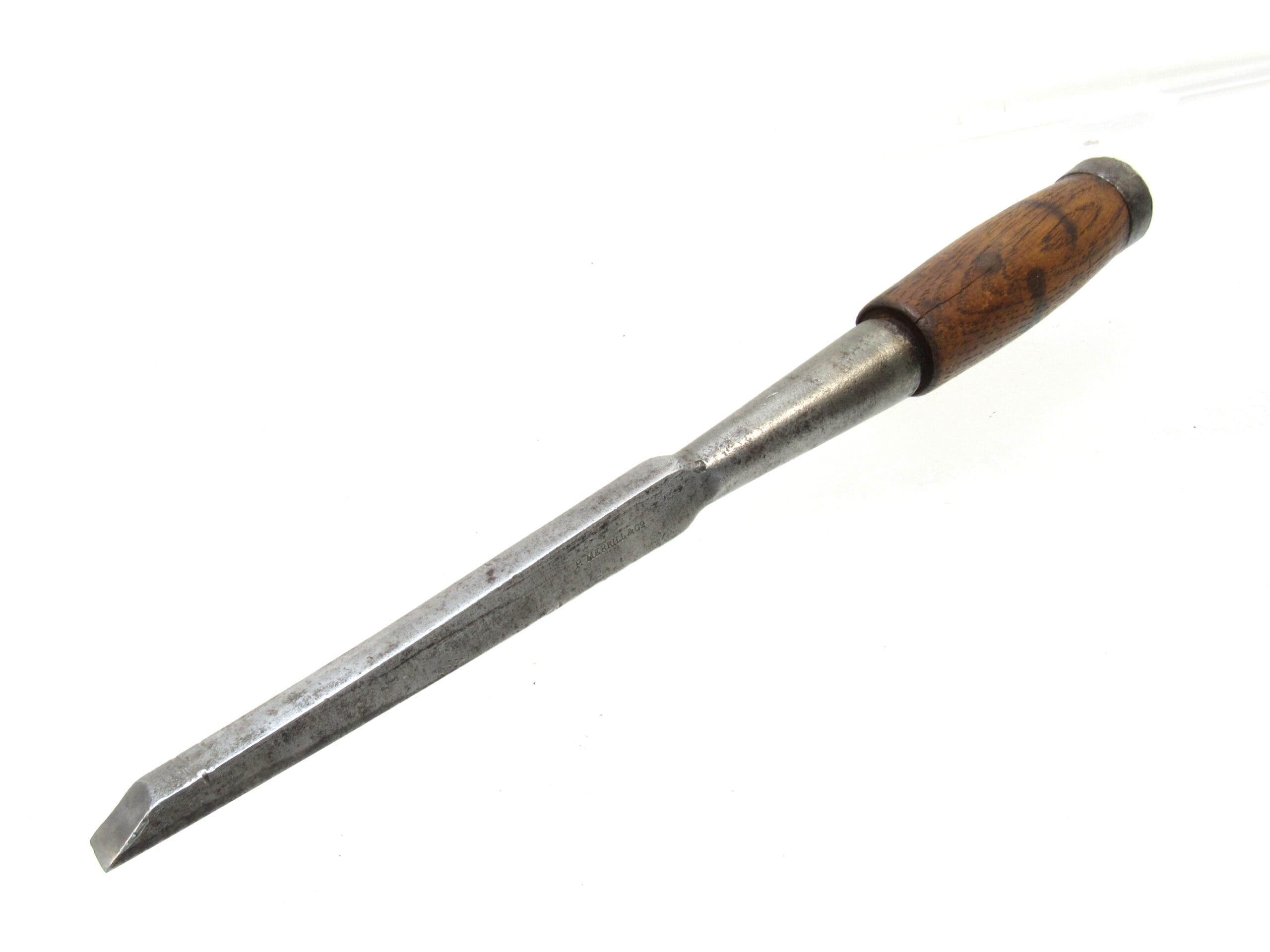 Nice Pig Stick 1/2" Mortise Chisel Marked P.Merrill & CO - Michael ...