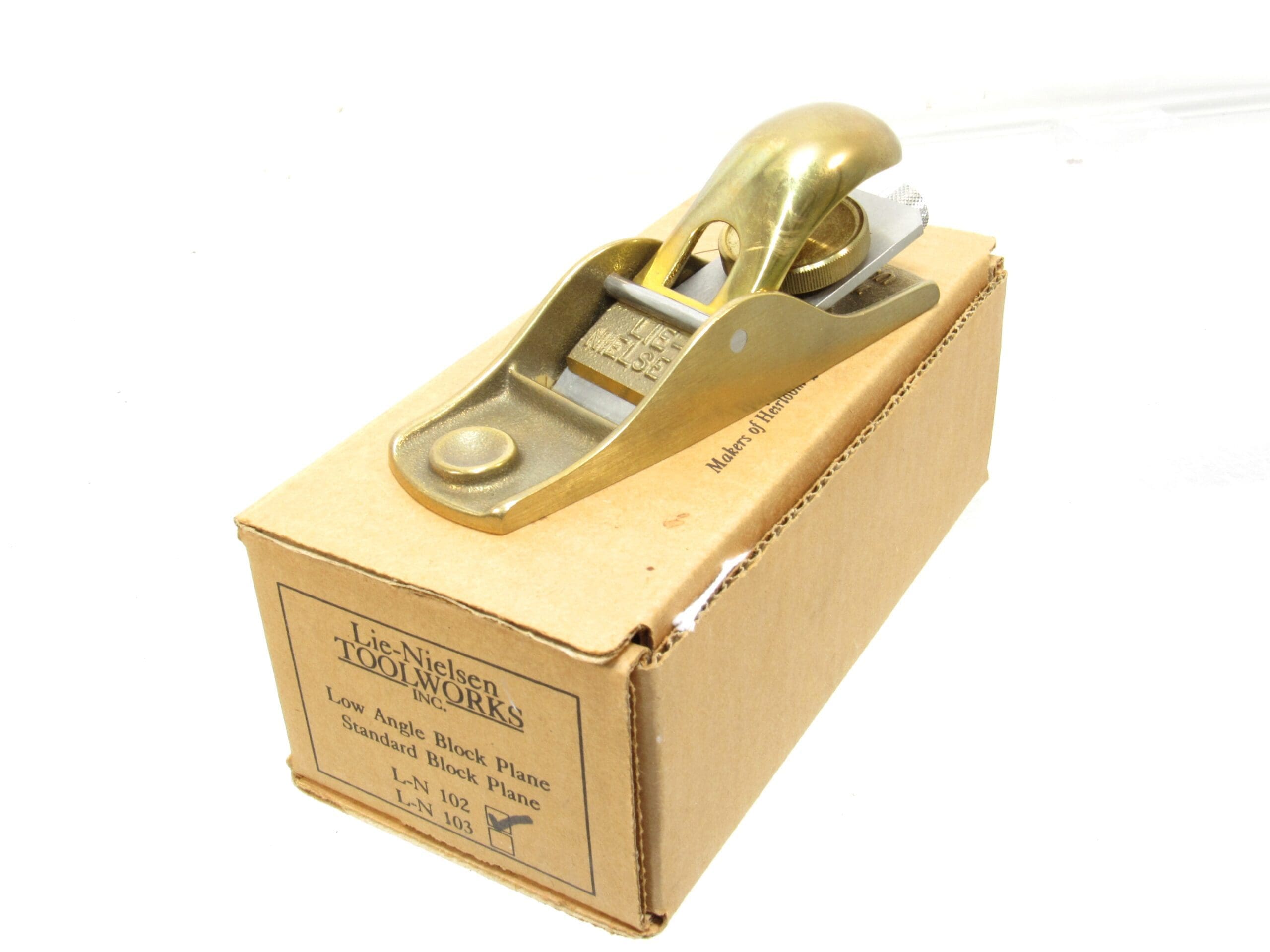 New In Box Lie Nielsen # 102 Low Angle Bronze Block Plane - Michael ...
