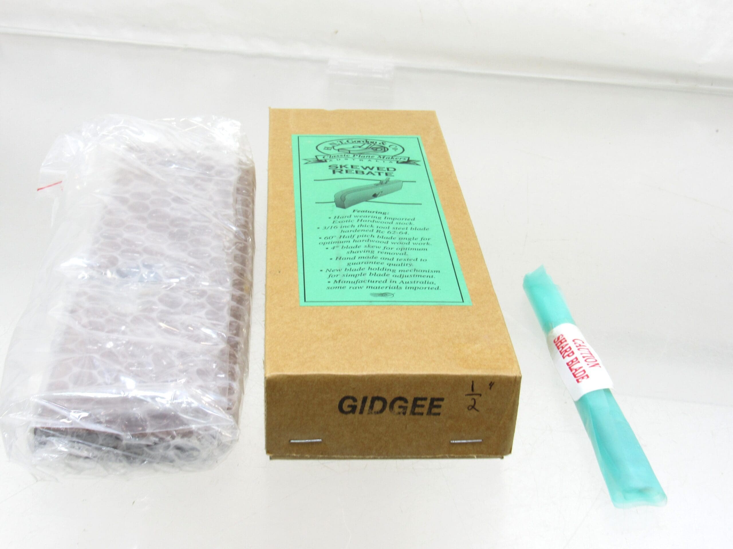 New in Box HNT Gordon 1/2" Skewed Rebate Plane - Michael Rouillard ...