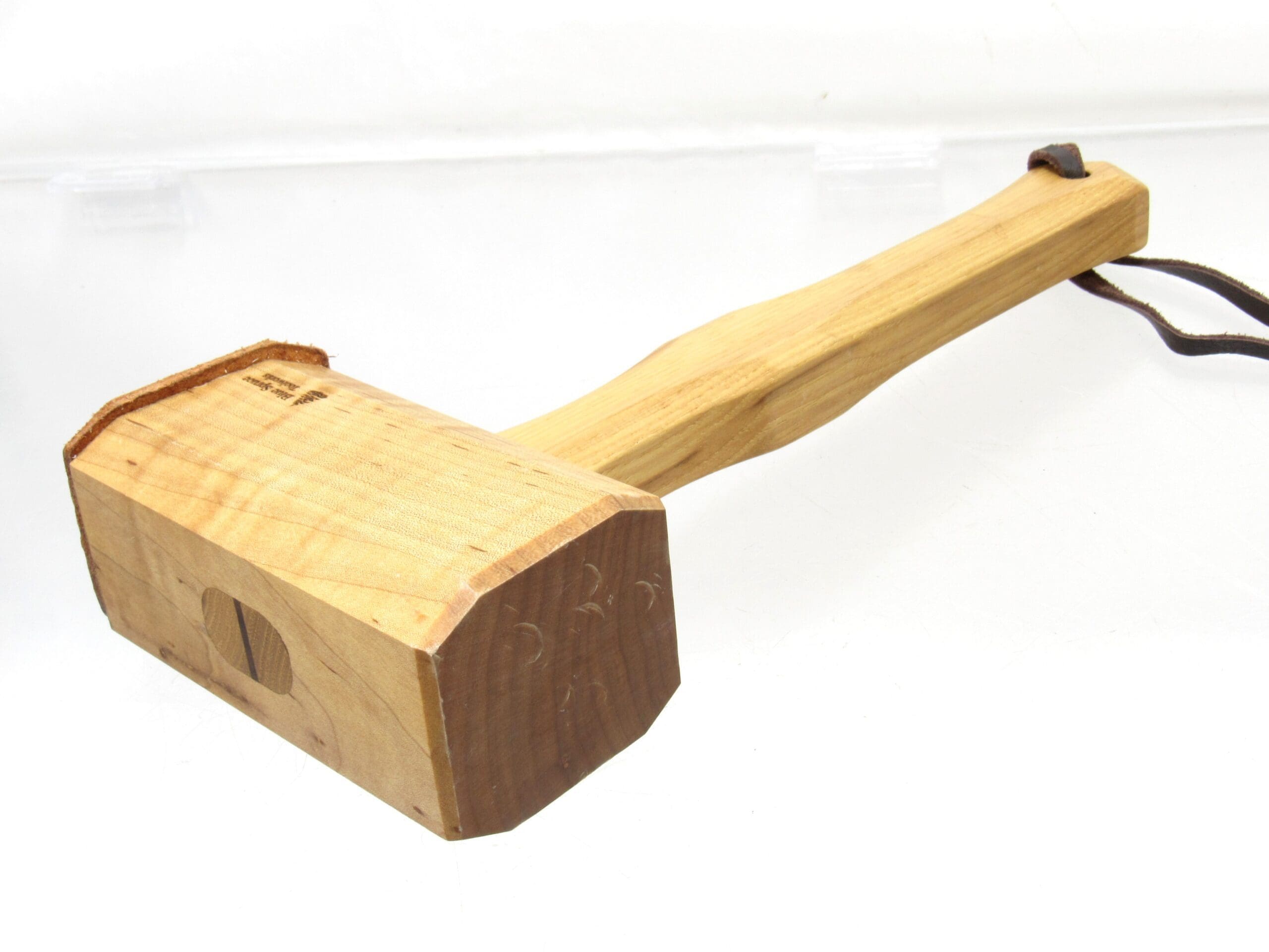 Blue Spruce Toolworks Large Rectangular Hammer / Mallet Curly Maple ...
