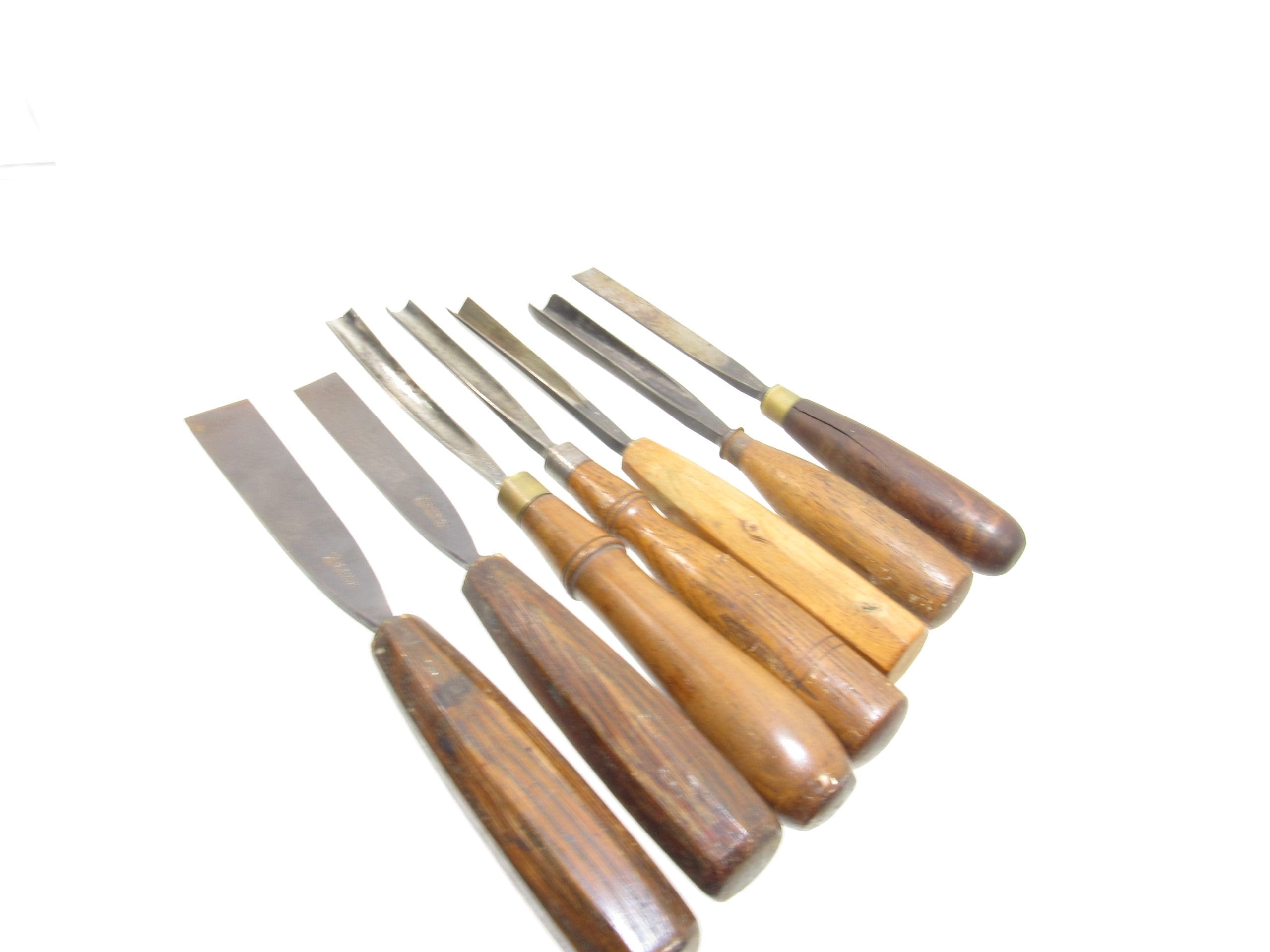 7 Larger Size Addis Carving Chisels Widest Is 1" - Michael Rouillard ...