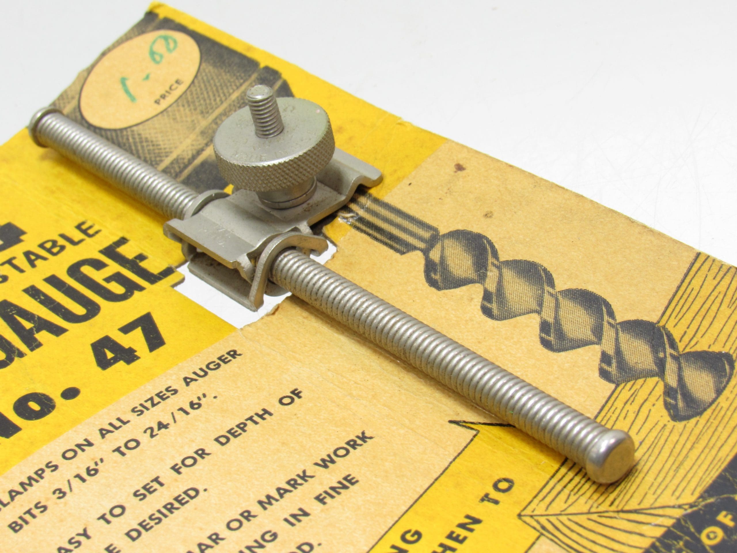 New Old Store Stock Stanley # 47 Fully Adjustable Bit Gauge On Store ...