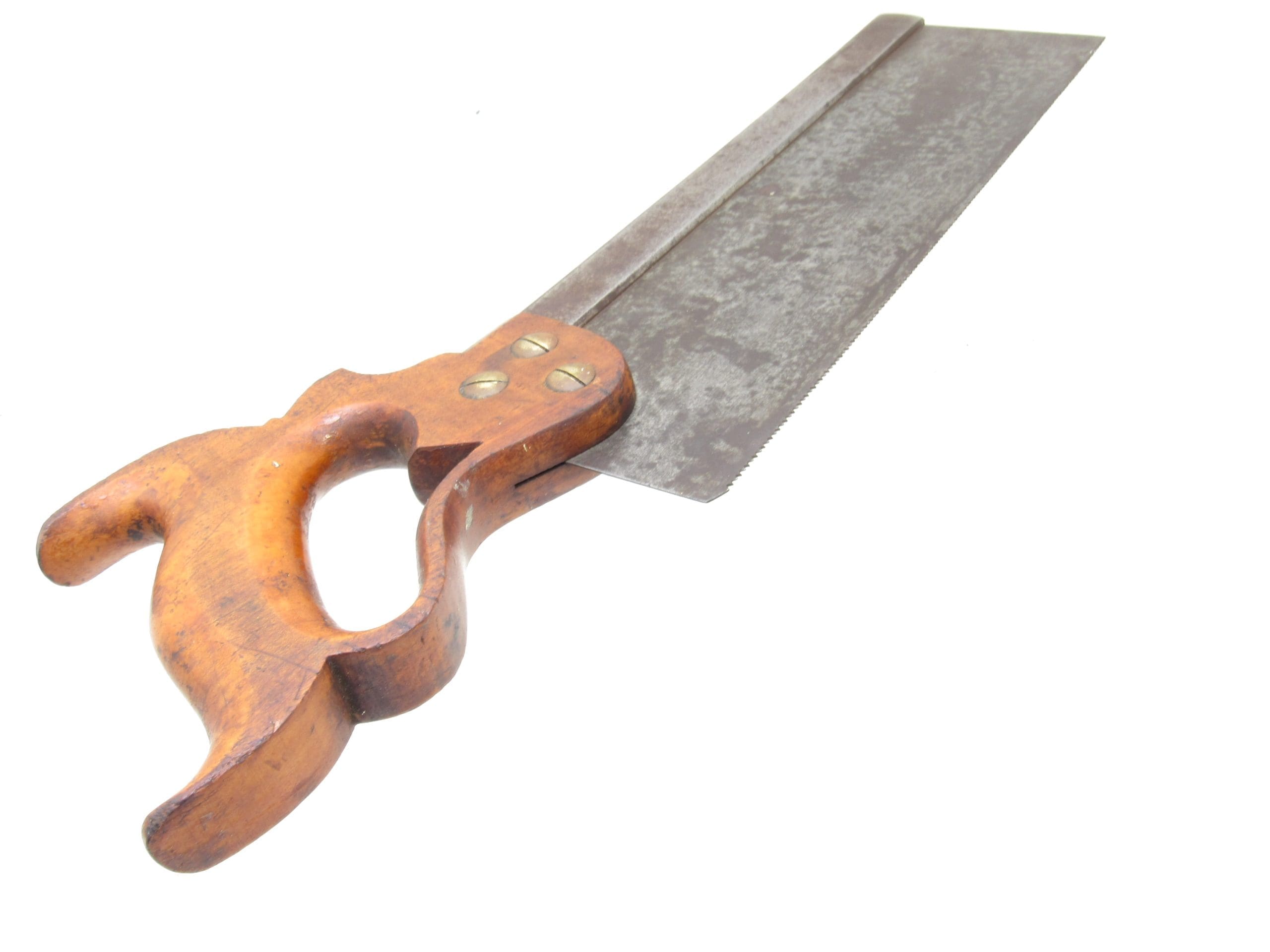 Nice Henry Disston Backsaw With Apple Wood Handle 14-16 TPI 12" Long ...