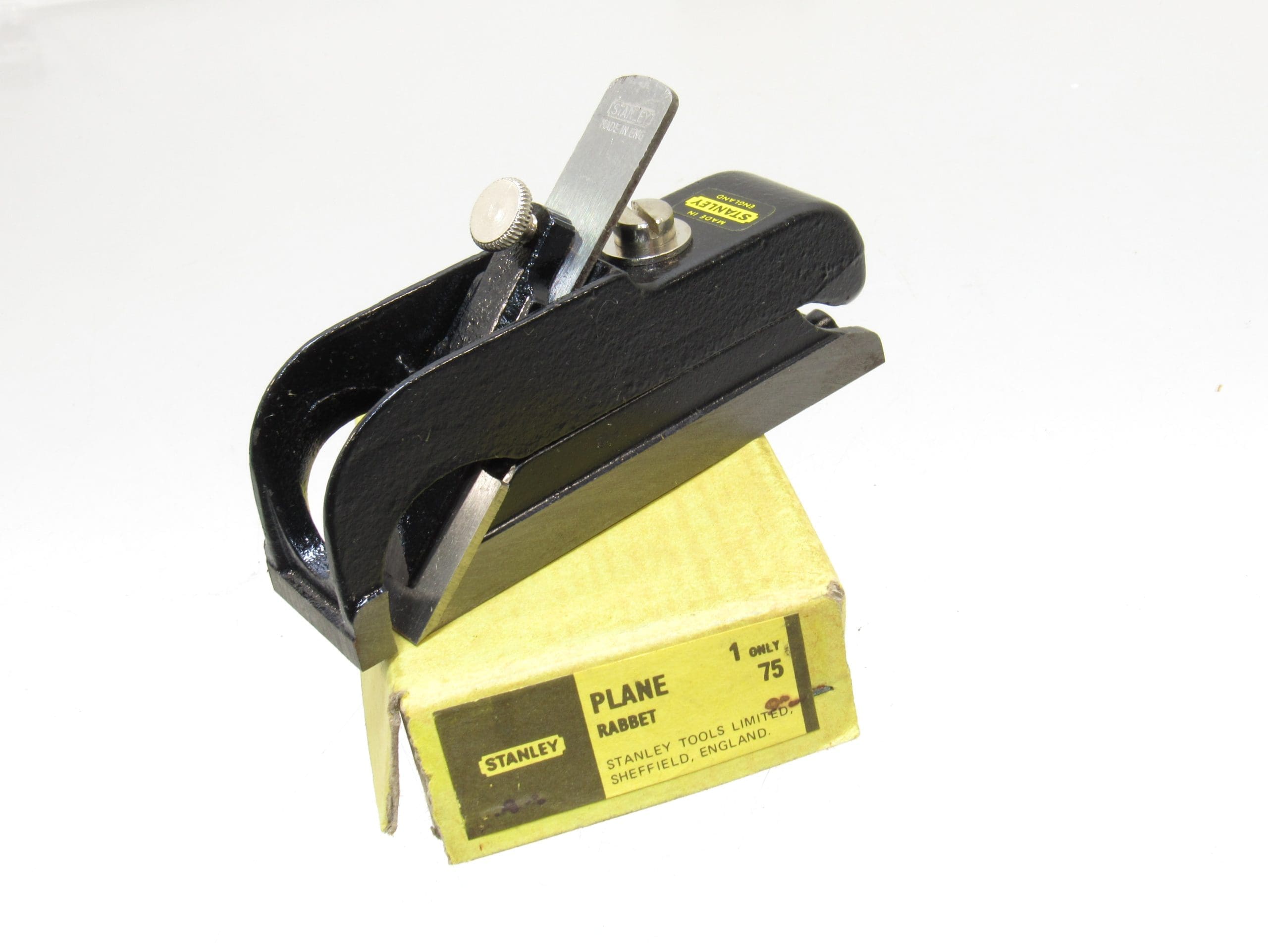 Minty New Old Stock In Original Box Stanley # 75 Bullnose Rabbet Plane ...