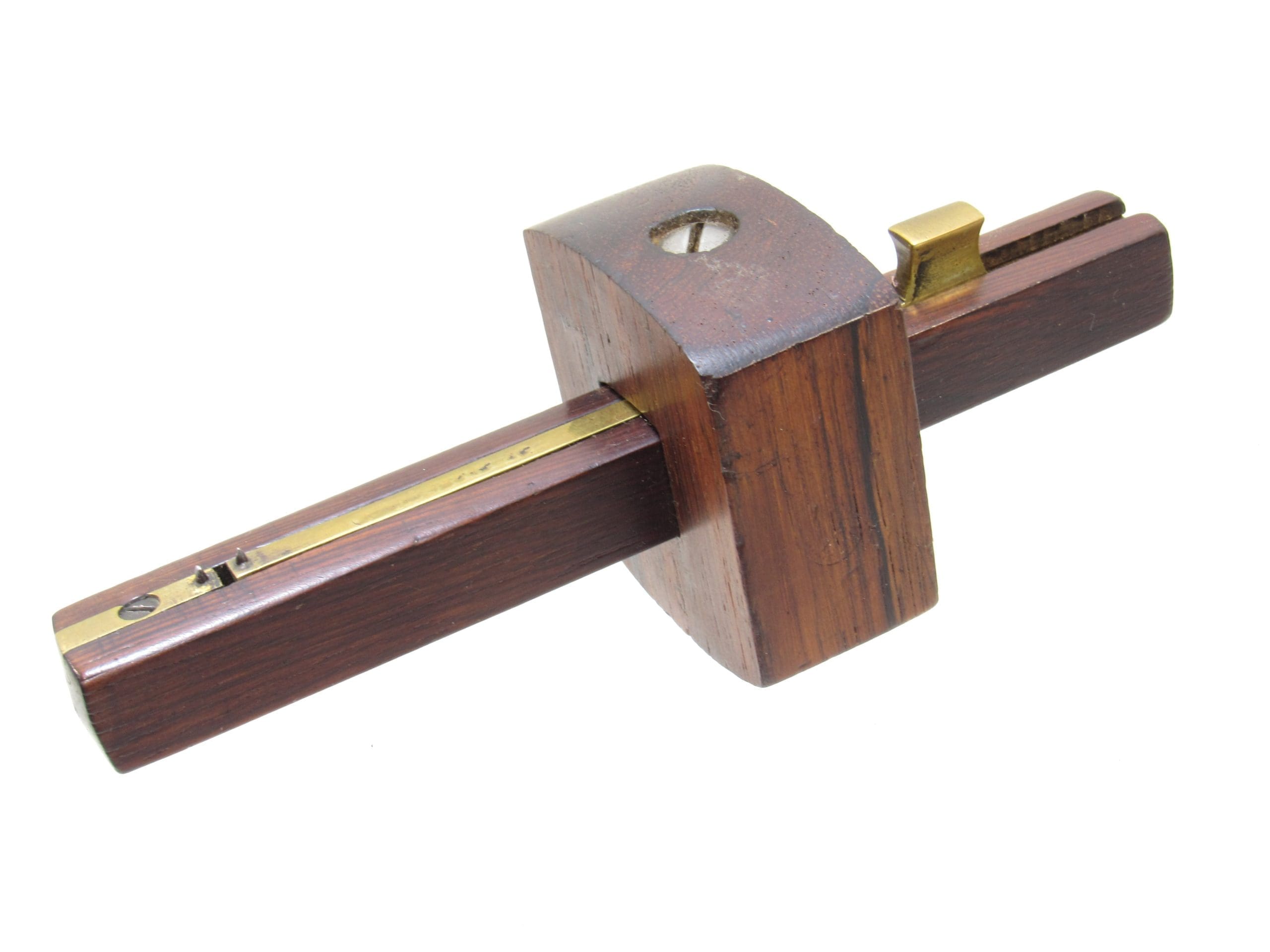 Extra Nice James Howarth Sheffield Rosewood & Brass Marking Mortise ...
