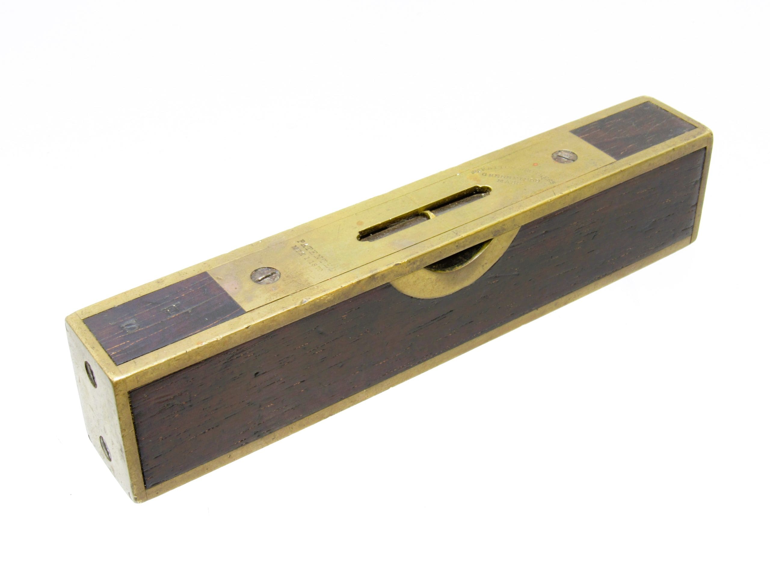 Superb Stratton Brothers # 10 Rosewood & Brass 6 1/2" Level - Michael ...