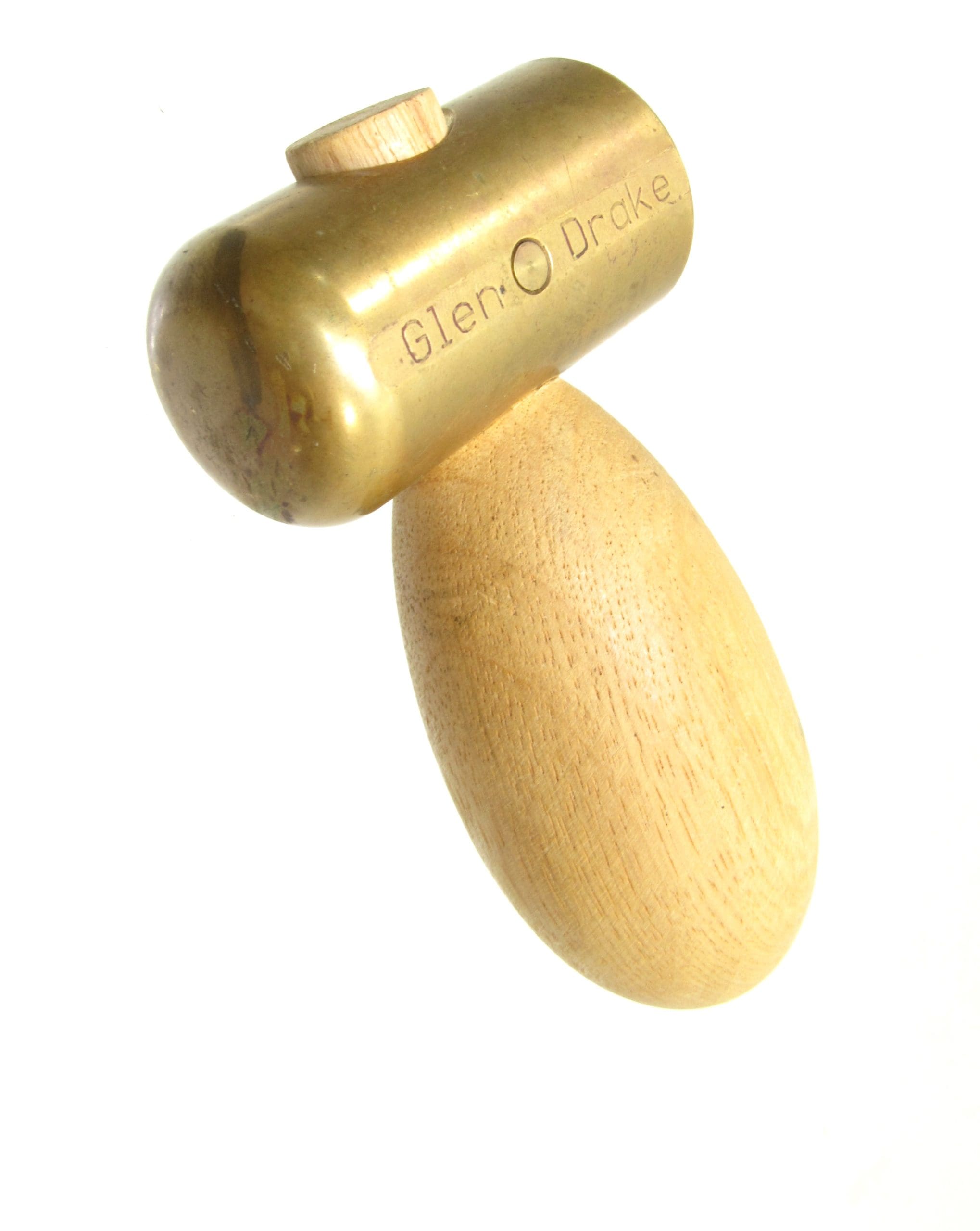 Hard To Find Glen Drake # 3 Brass Head Chisel Hammer Long Discontinued ...