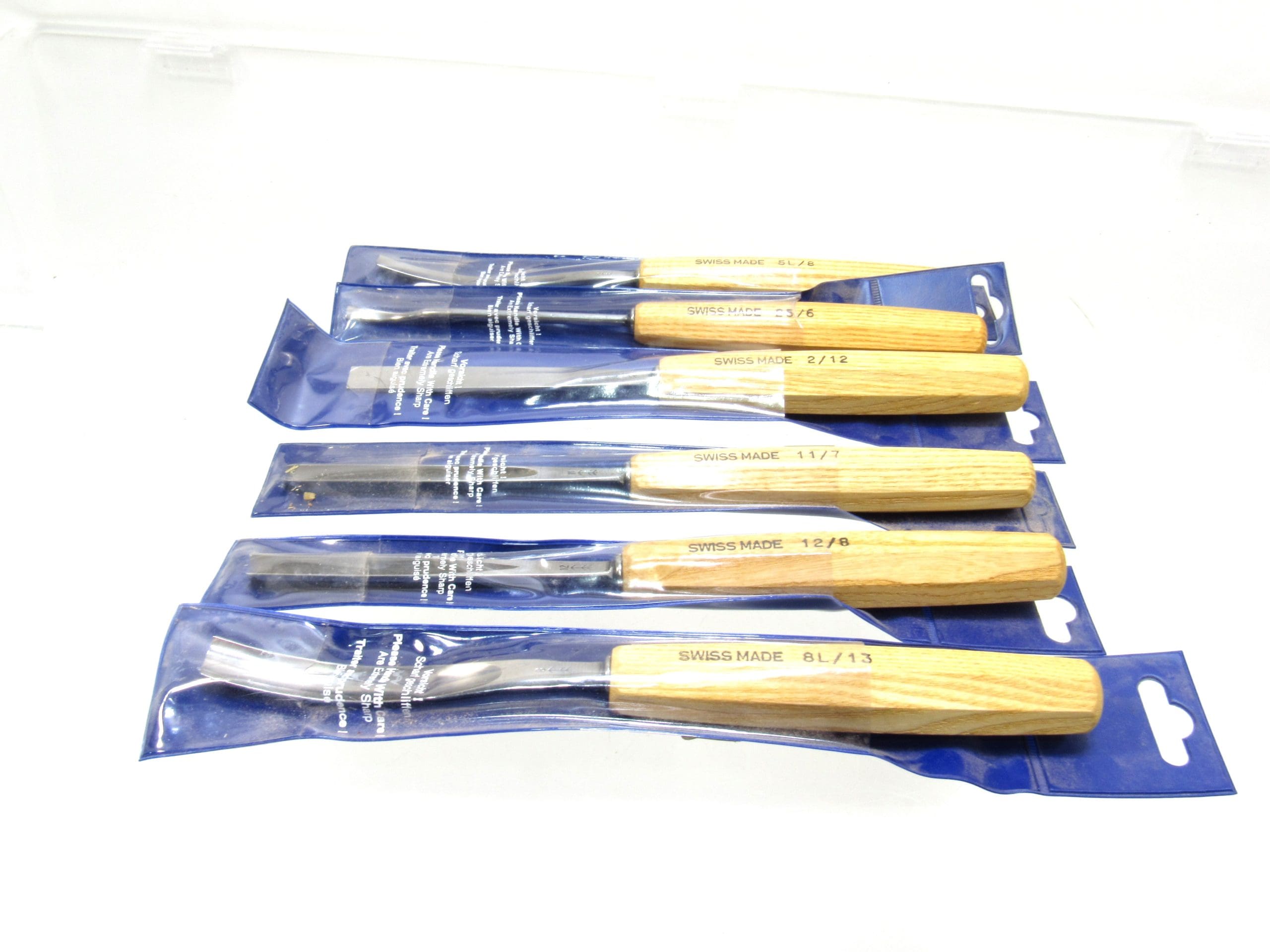 Minty Unused Set of 6 Swiss Made Carving Chisels Nice Cuts Some ...