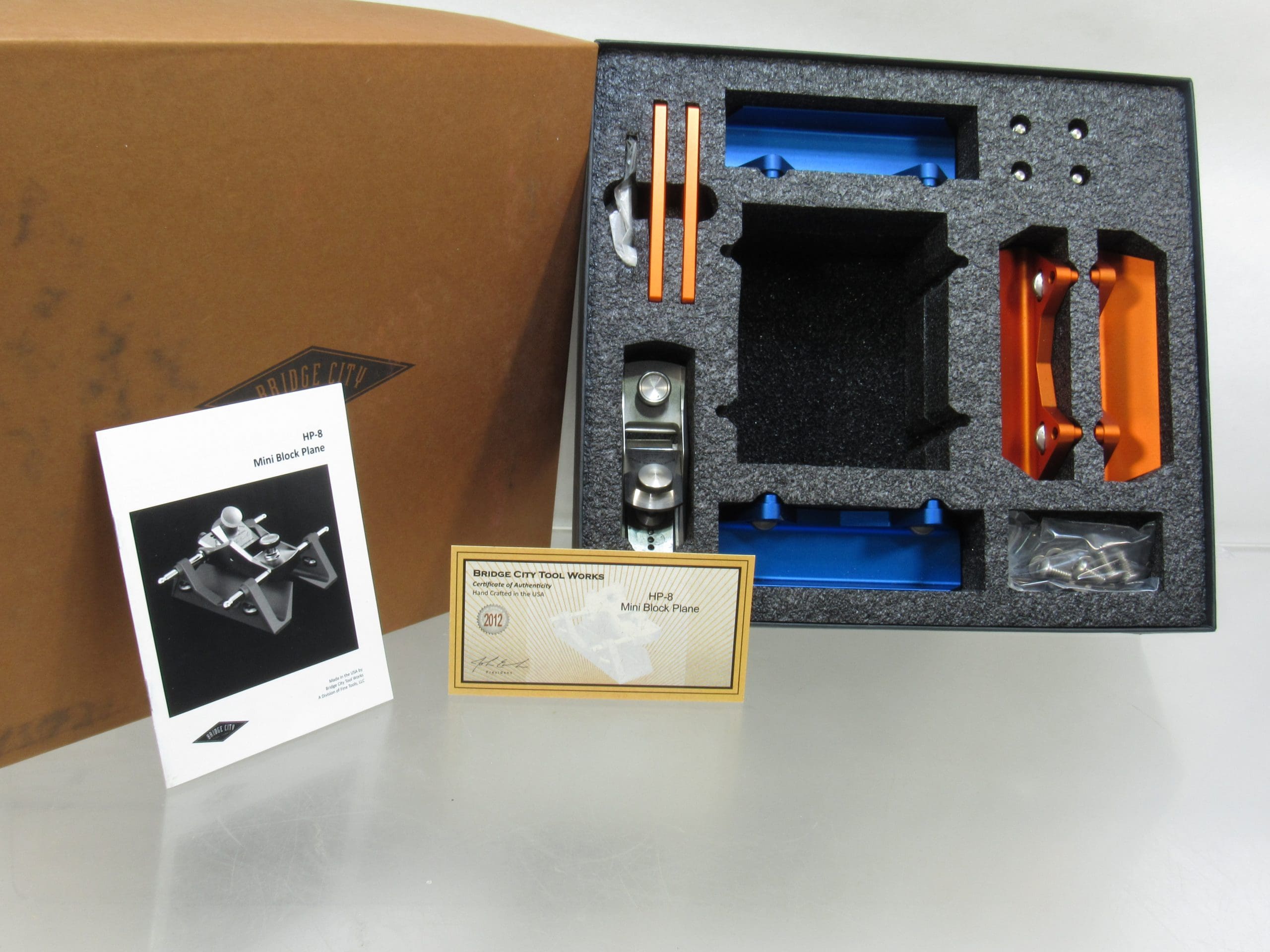 New In Box Bridge City Tool HP-8 Miniature Block Plane Kit Made in USA ...