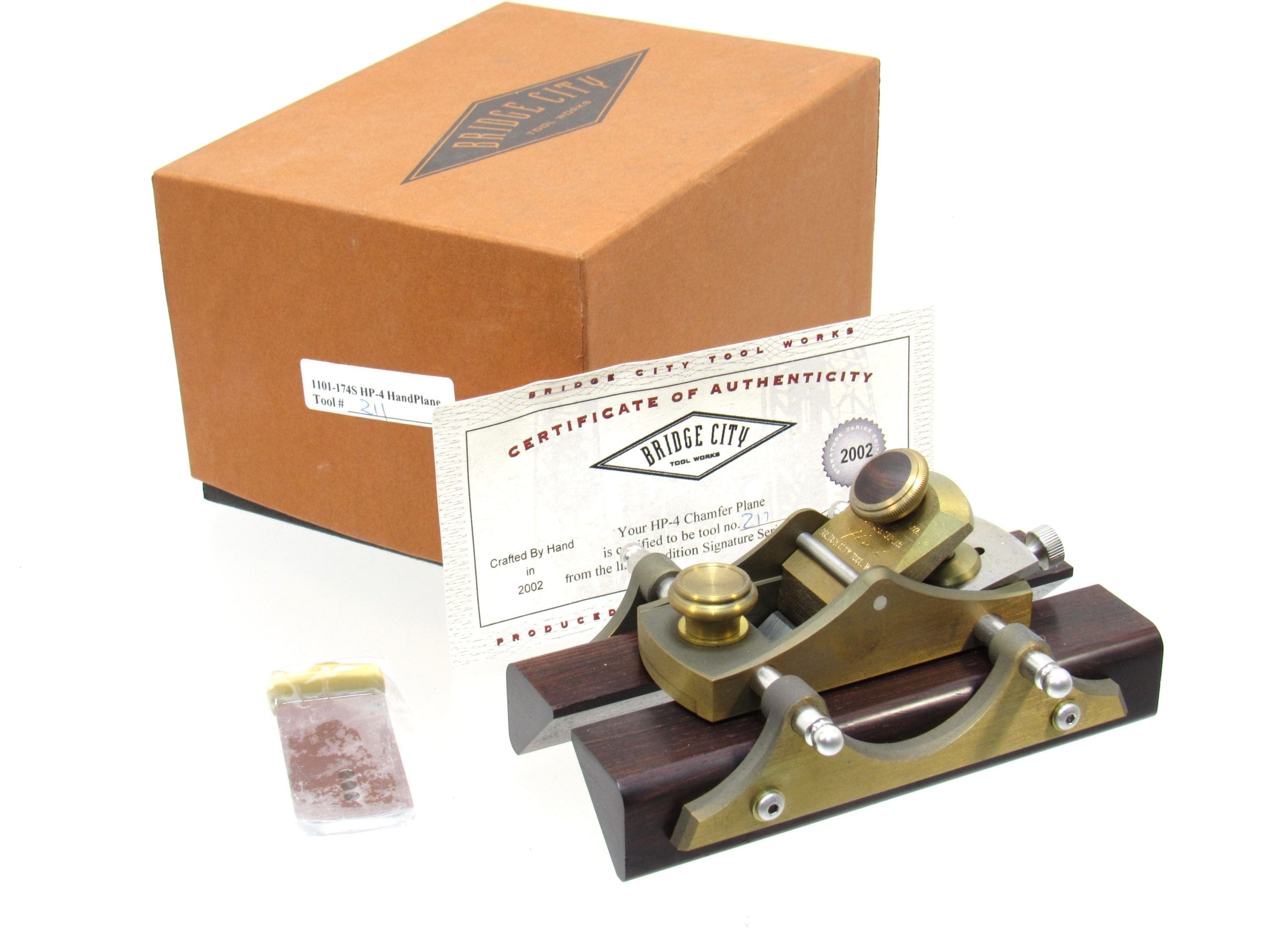 New In Box Bridge City Tool HP-4 Chamfer Plane Made in USA in 2002 With ...
