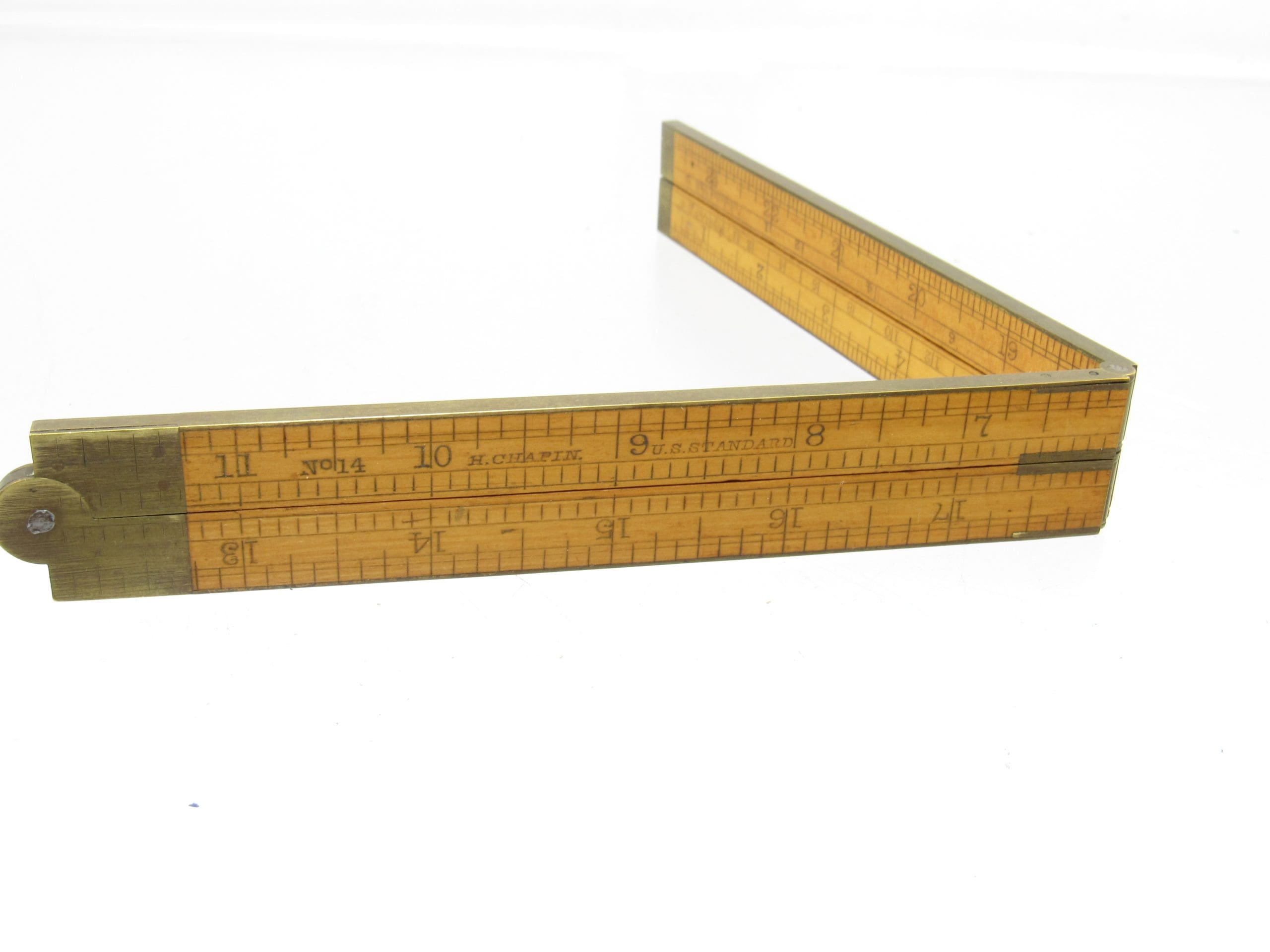 Very Rare H Chapin # 14 2 Foot 4 Folding Rule. - Michael Rouillard ...