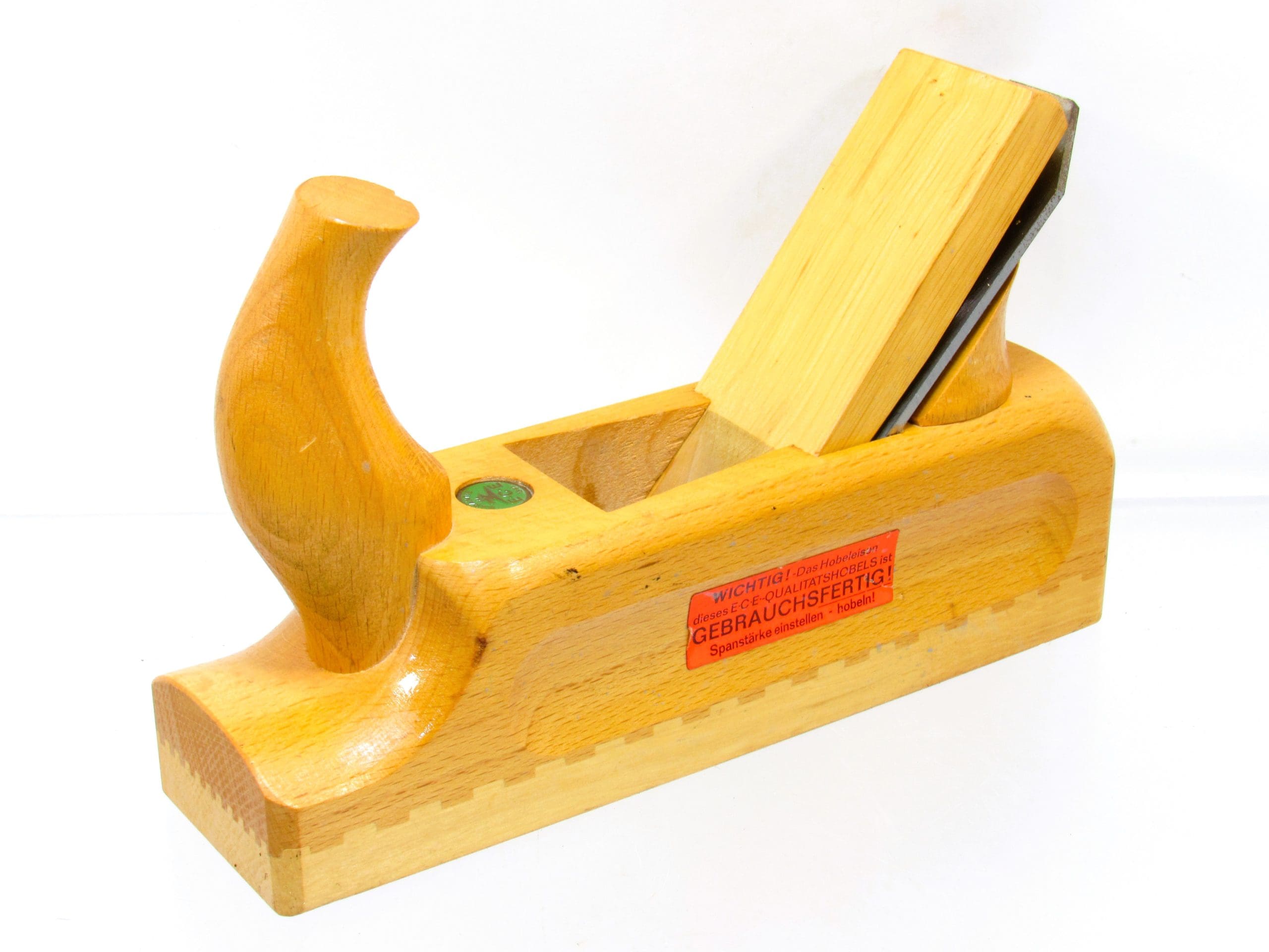 Fine Wood Body ECE Horn Plane 9 1/2" Long Sole 1 7/8" Wide Sharp Iron ...