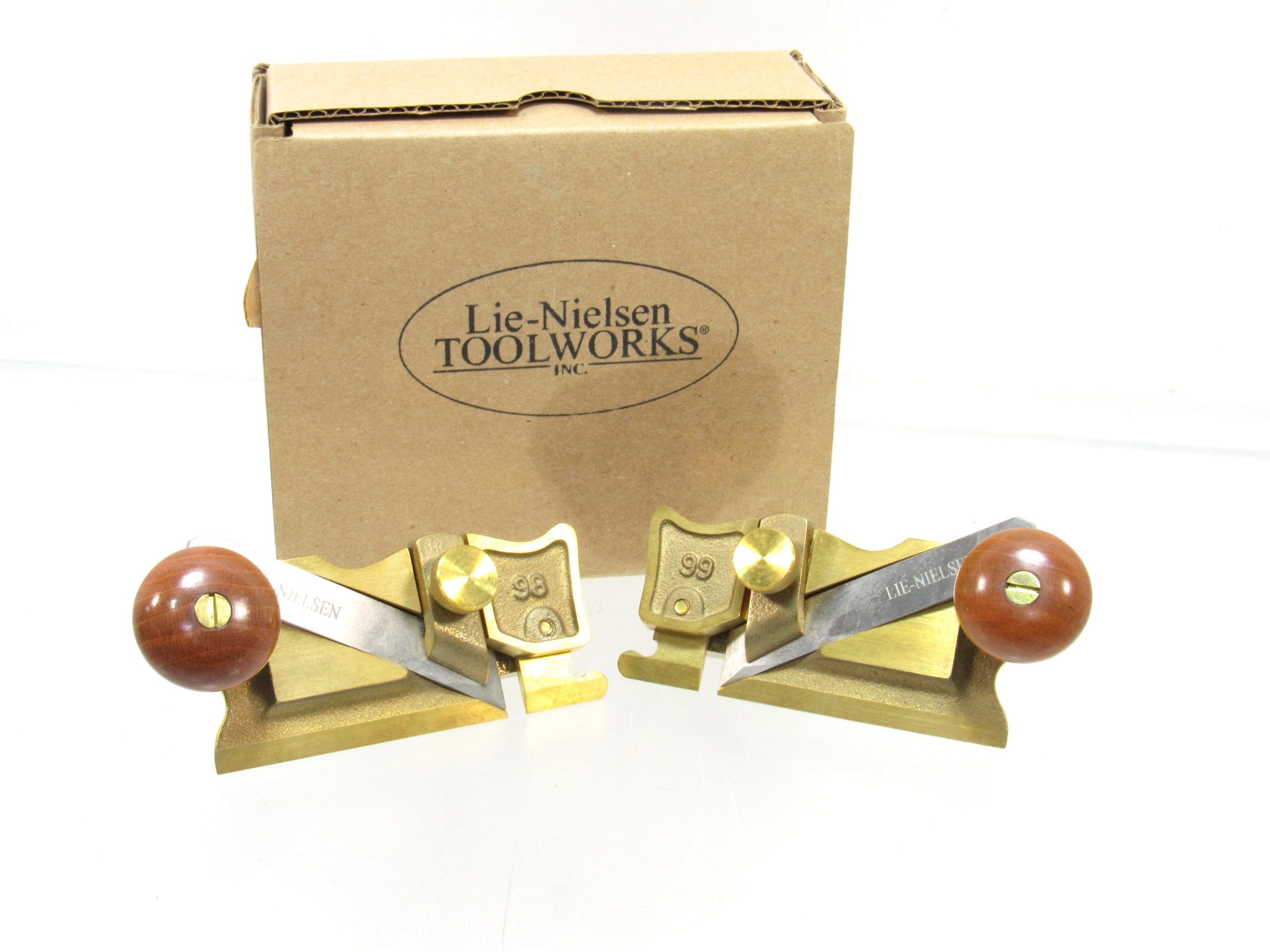 New Unused In Box Lie Nielsen # 98 & 99 Side Rabbet Planes. Long ...