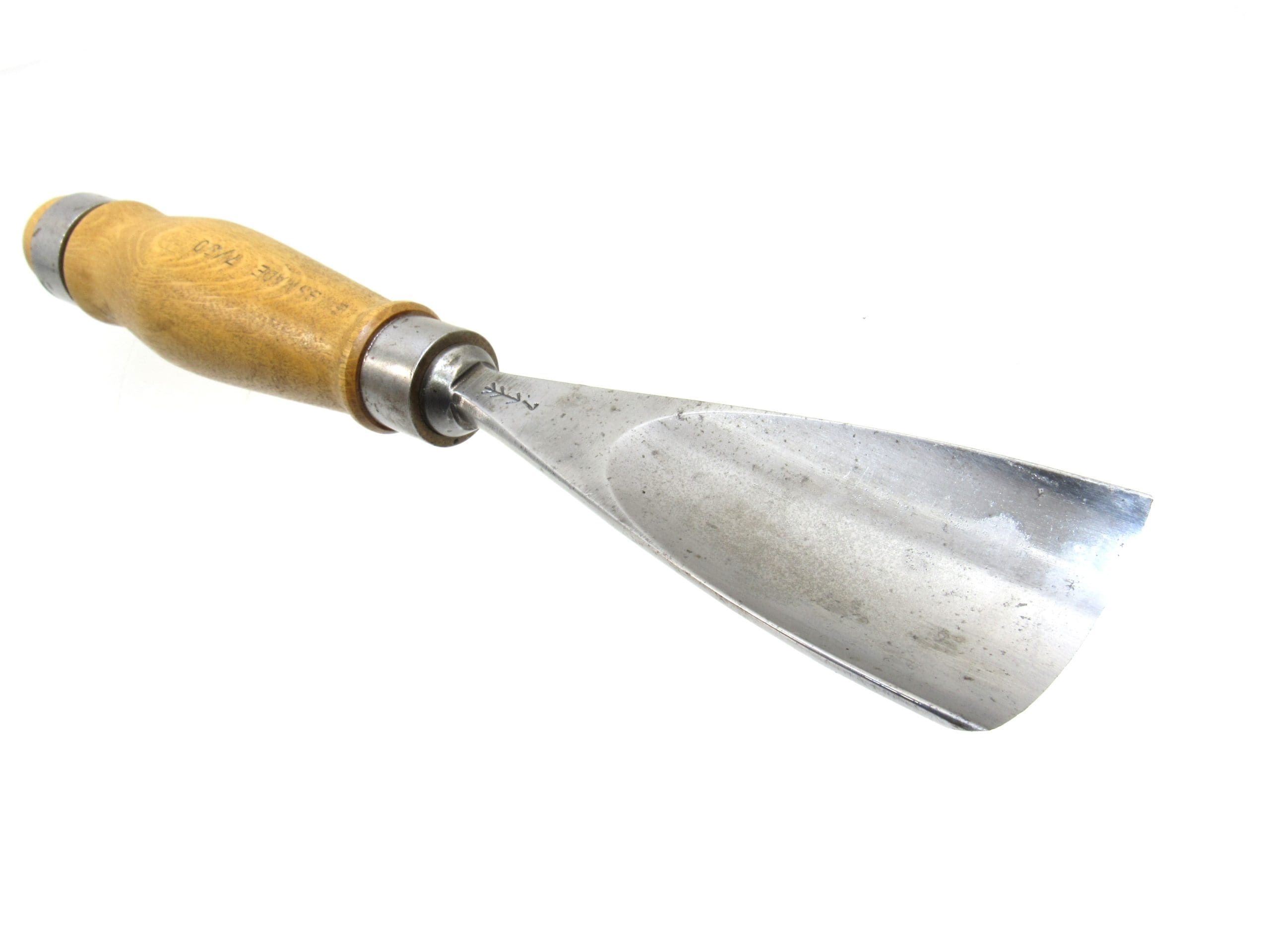 Minty Swiss Made Carving Chisel Massive Size 7/50 Sweep Gouge 2" Wide ...