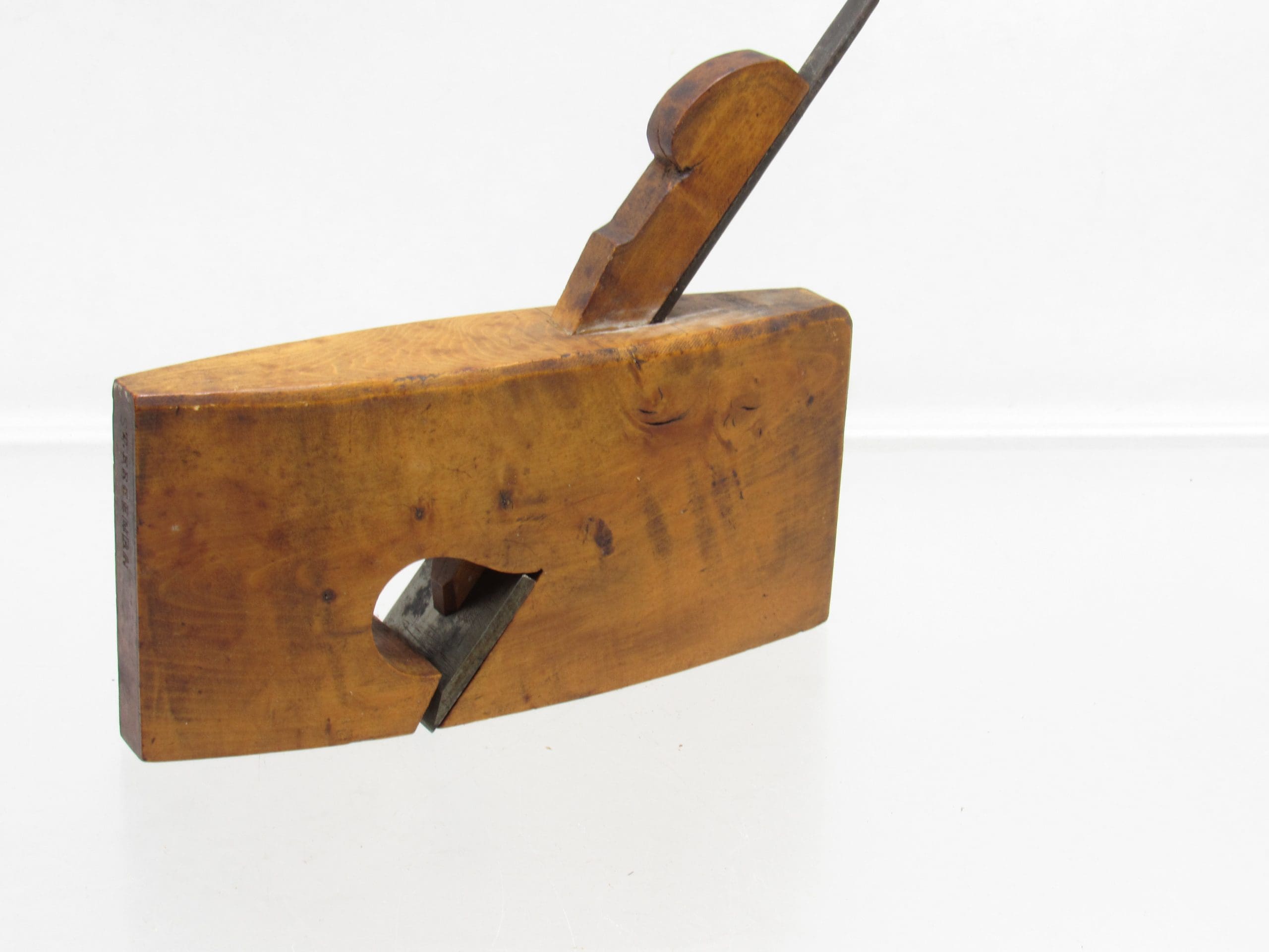 Awesome Boxwood Coffin Shaped Plane 6" Long Marked - Michael Rouillard ...