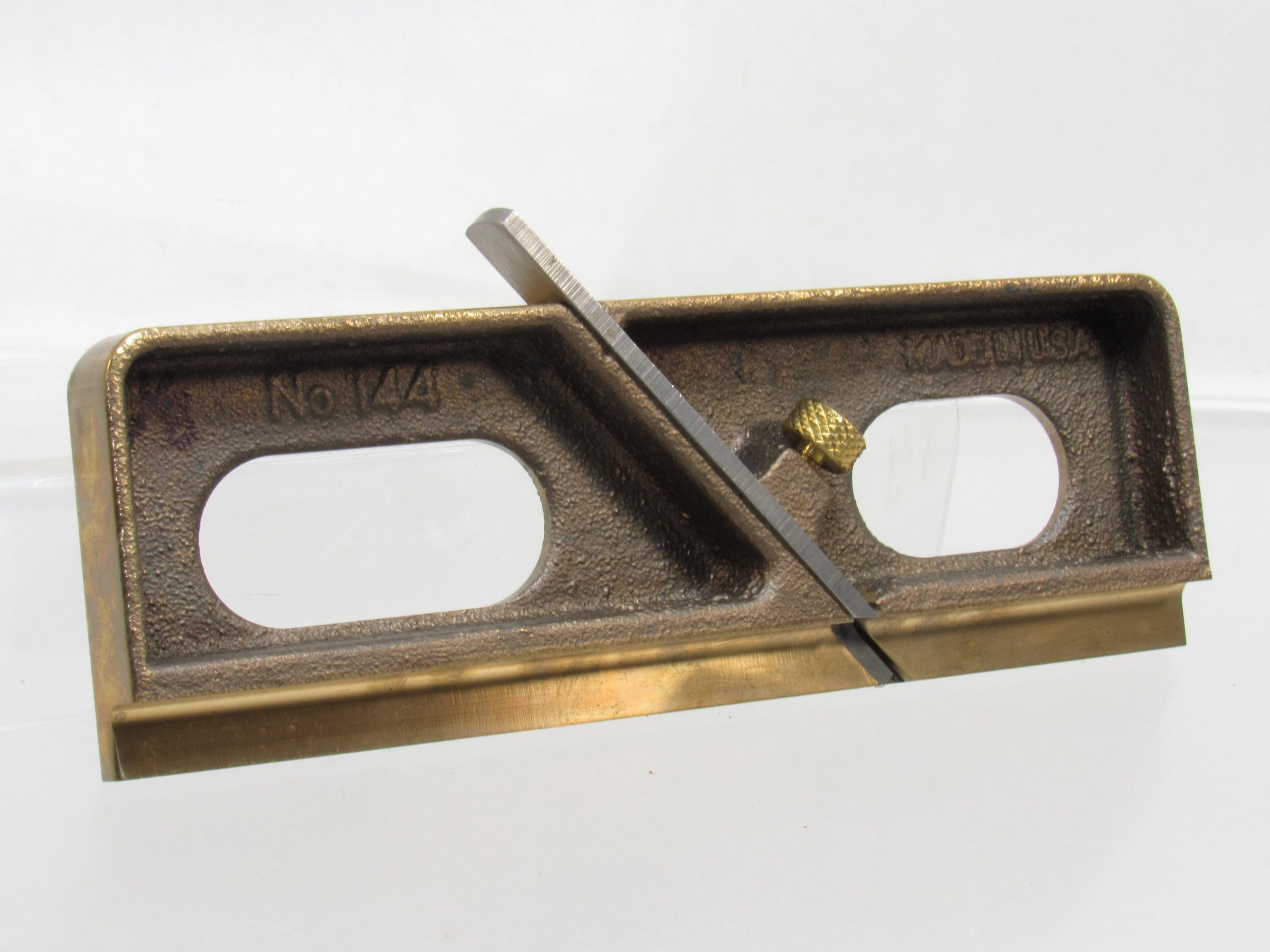 Superb Bronze # 144 1/8" Corner Rounding Plane Made By St James Tool ...
