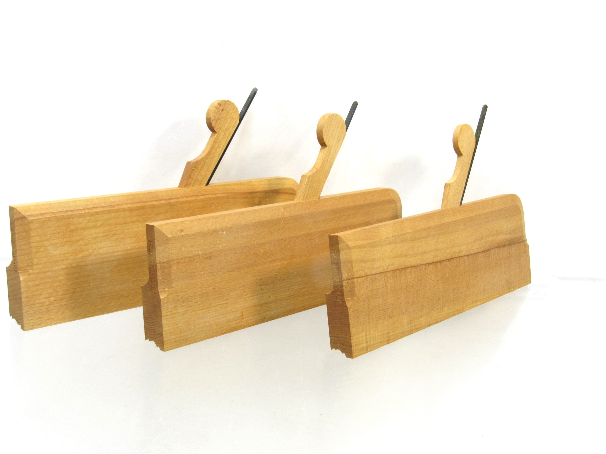 Phenomenal Graduated Set Of 3 Complex Molding Planes By Renowned Maker ...
