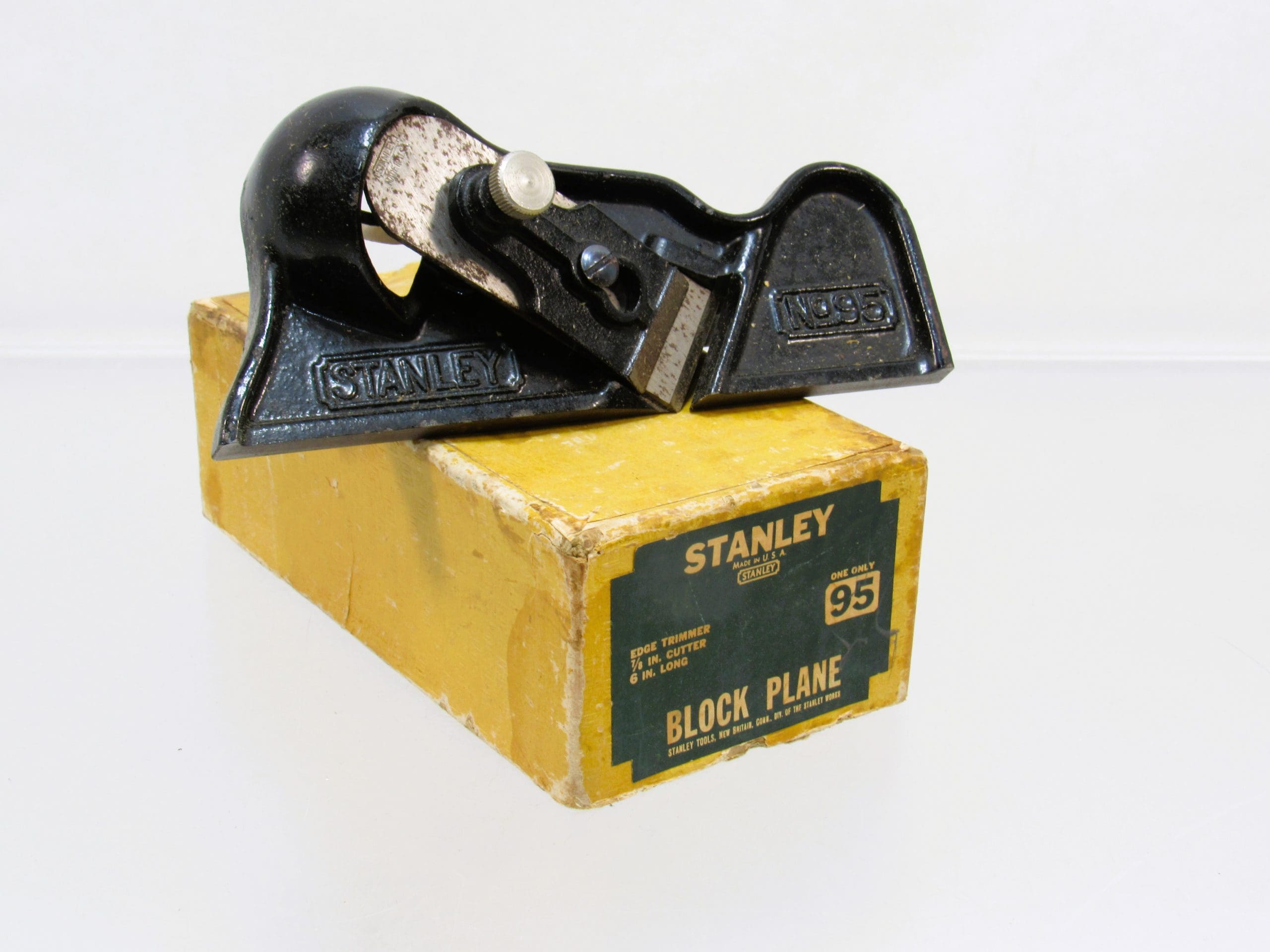 Superb Stanley # 95 Edge Trimming Block Plane In Original Box ...