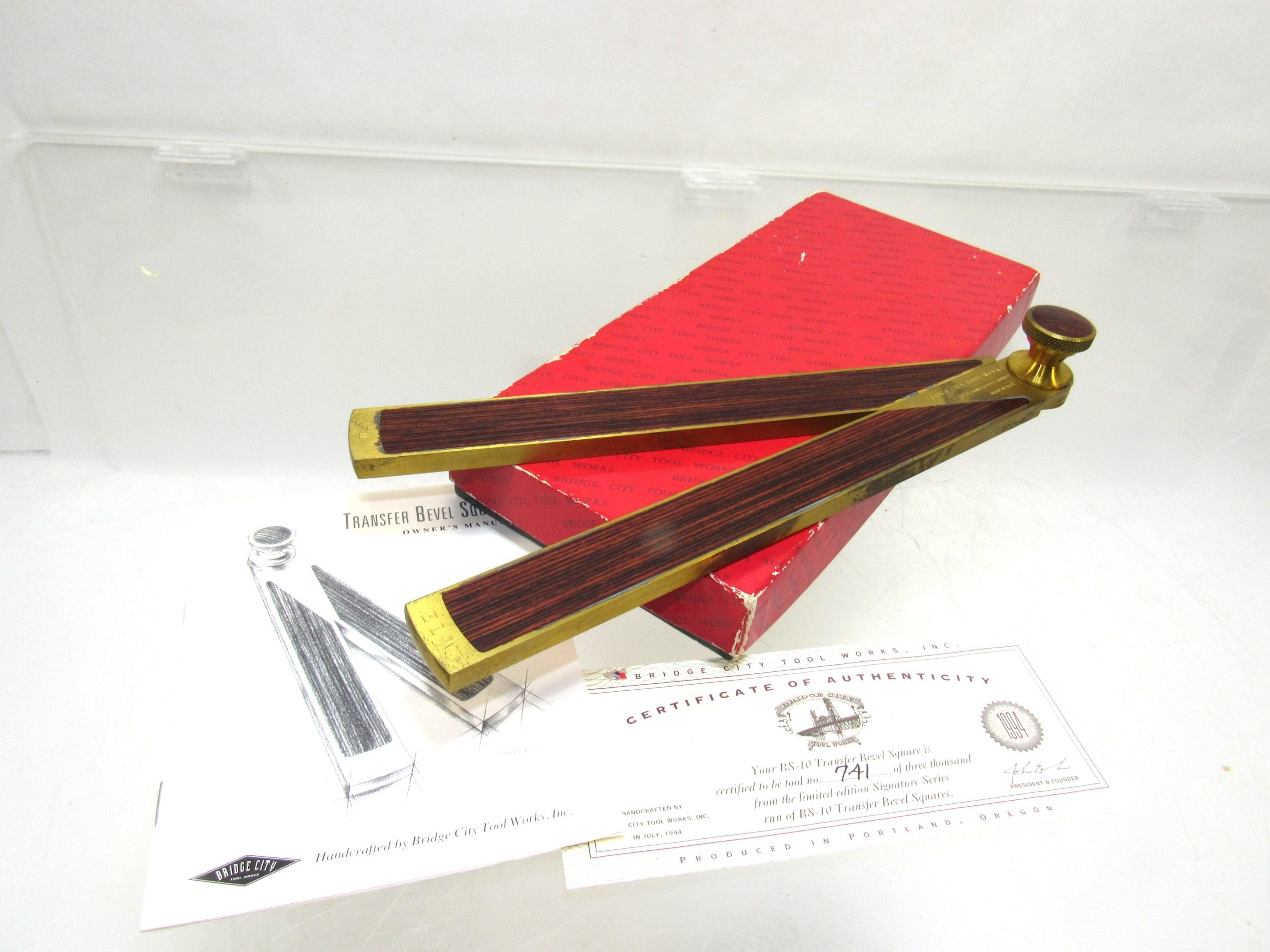 Superb Bridge City Tool Works BS-10 Transfer Bevel In Original Box ...