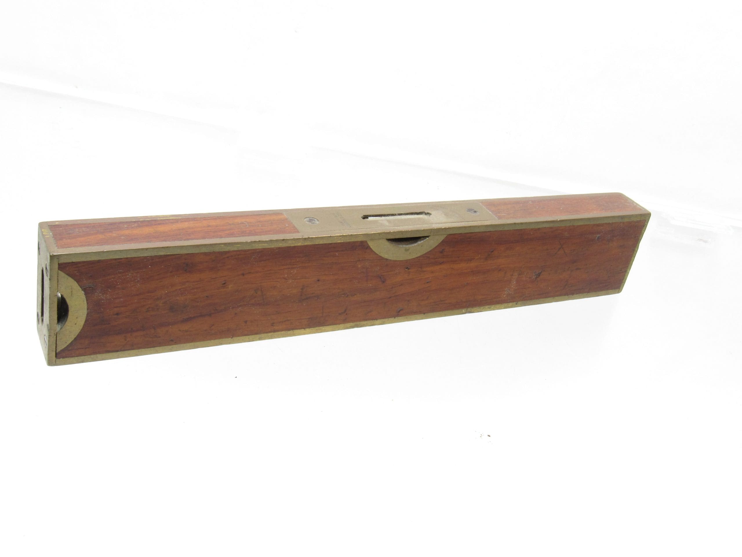 Superb Stratton Brothers Rosewood & Brass 12" Level Patented March 1 ...