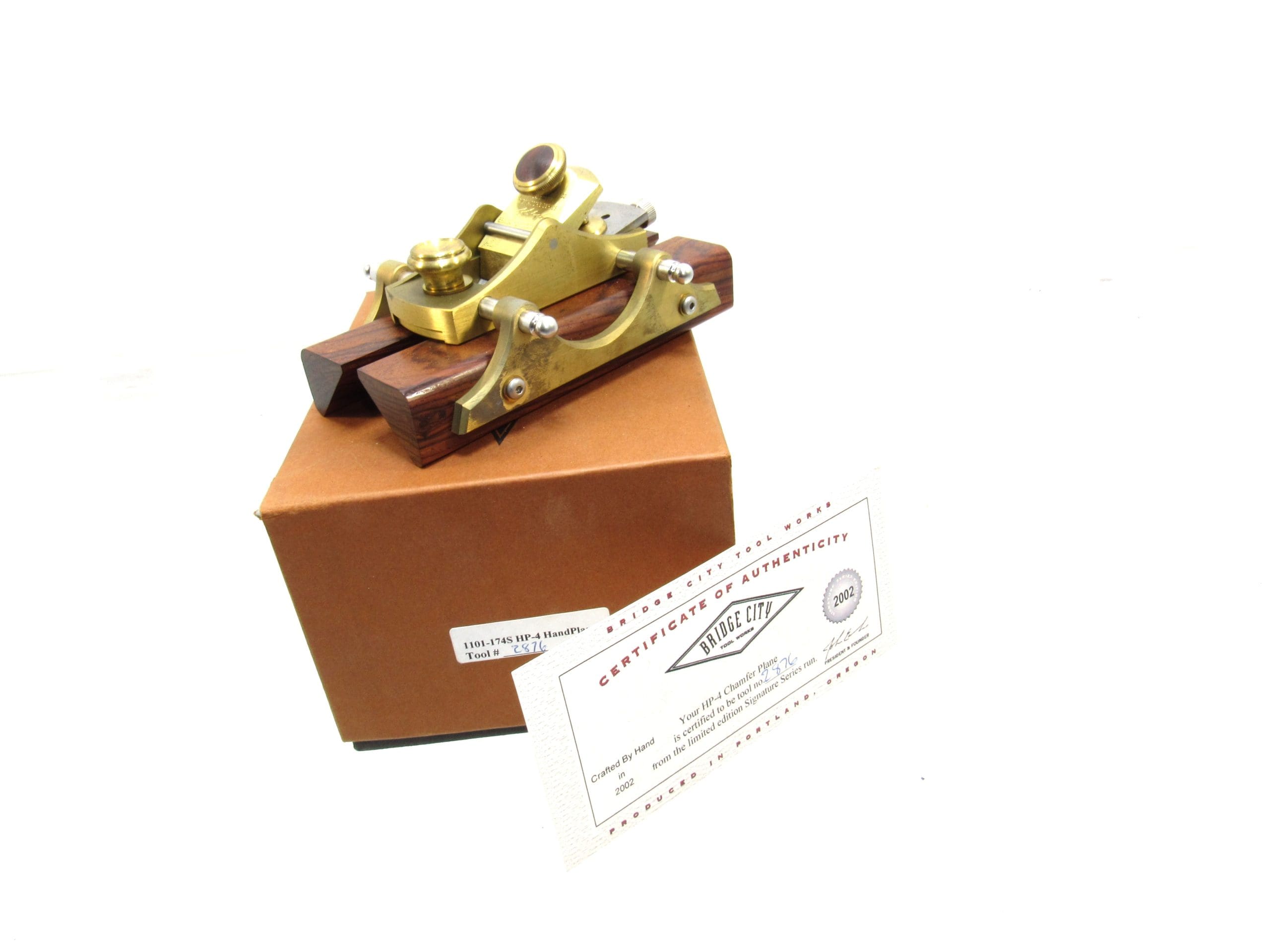 Unused In Box Bridge City Tool HP-4 Chamfer Plane Made in USA in 2002 ...
