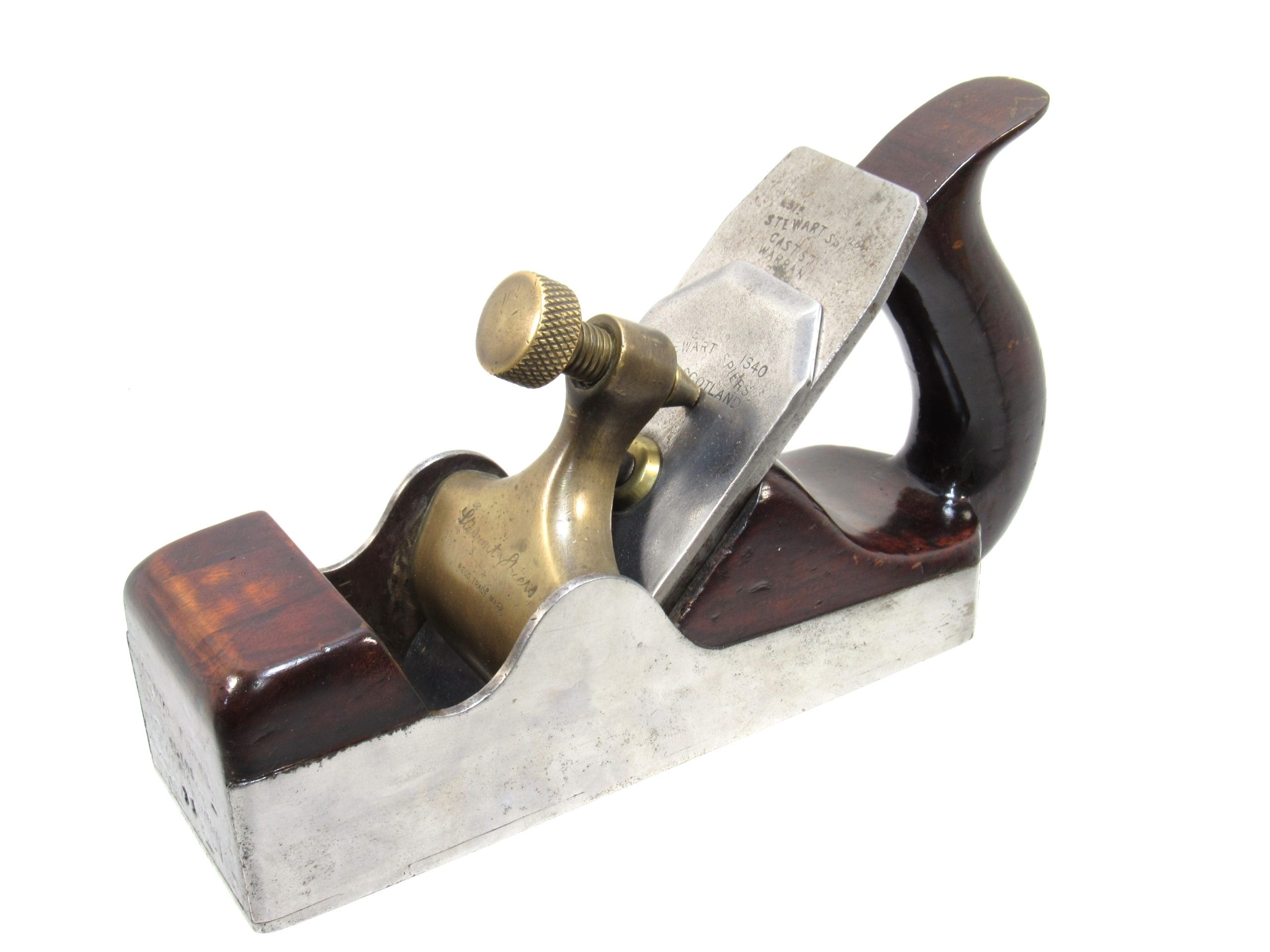 Superb Stewart Spiers # 7 Infill Smoothing Plane Rosewood Infilled ...