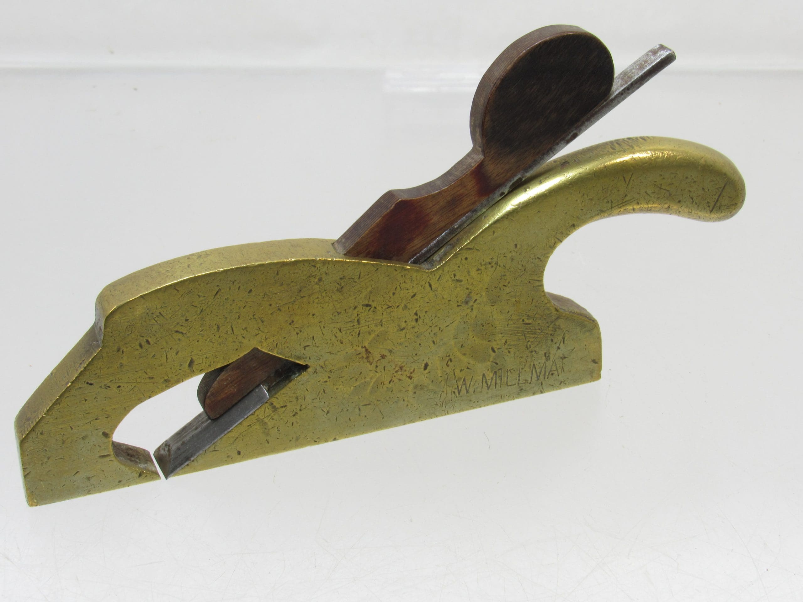 Great Solid Brass Tail Handled 1/2" Rabbet Plane - Michael Rouillard ...