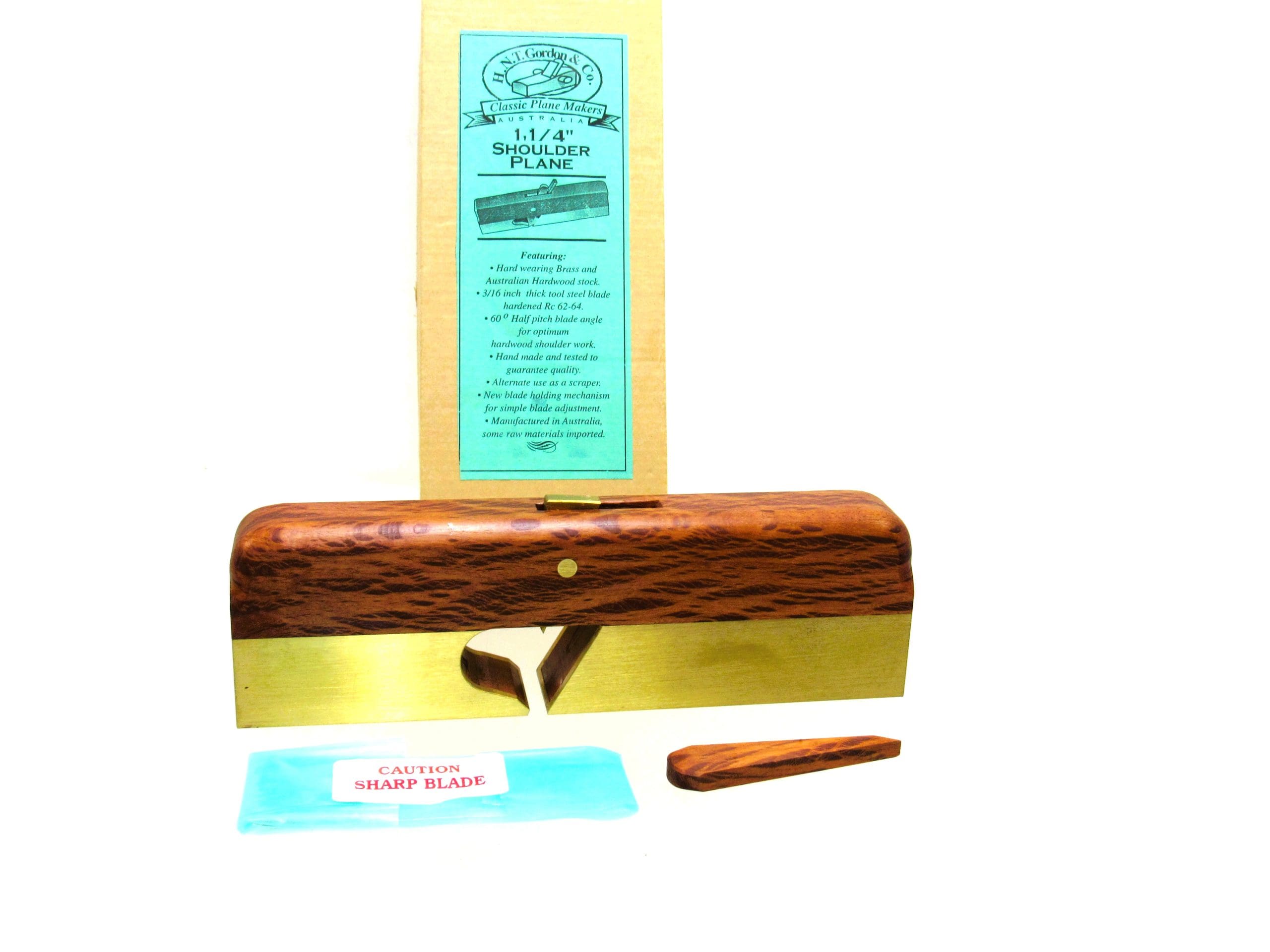 New in Box HNT Gordon 1 1/4" Shoulder Plane In Very Rare Rose Sheoak ...