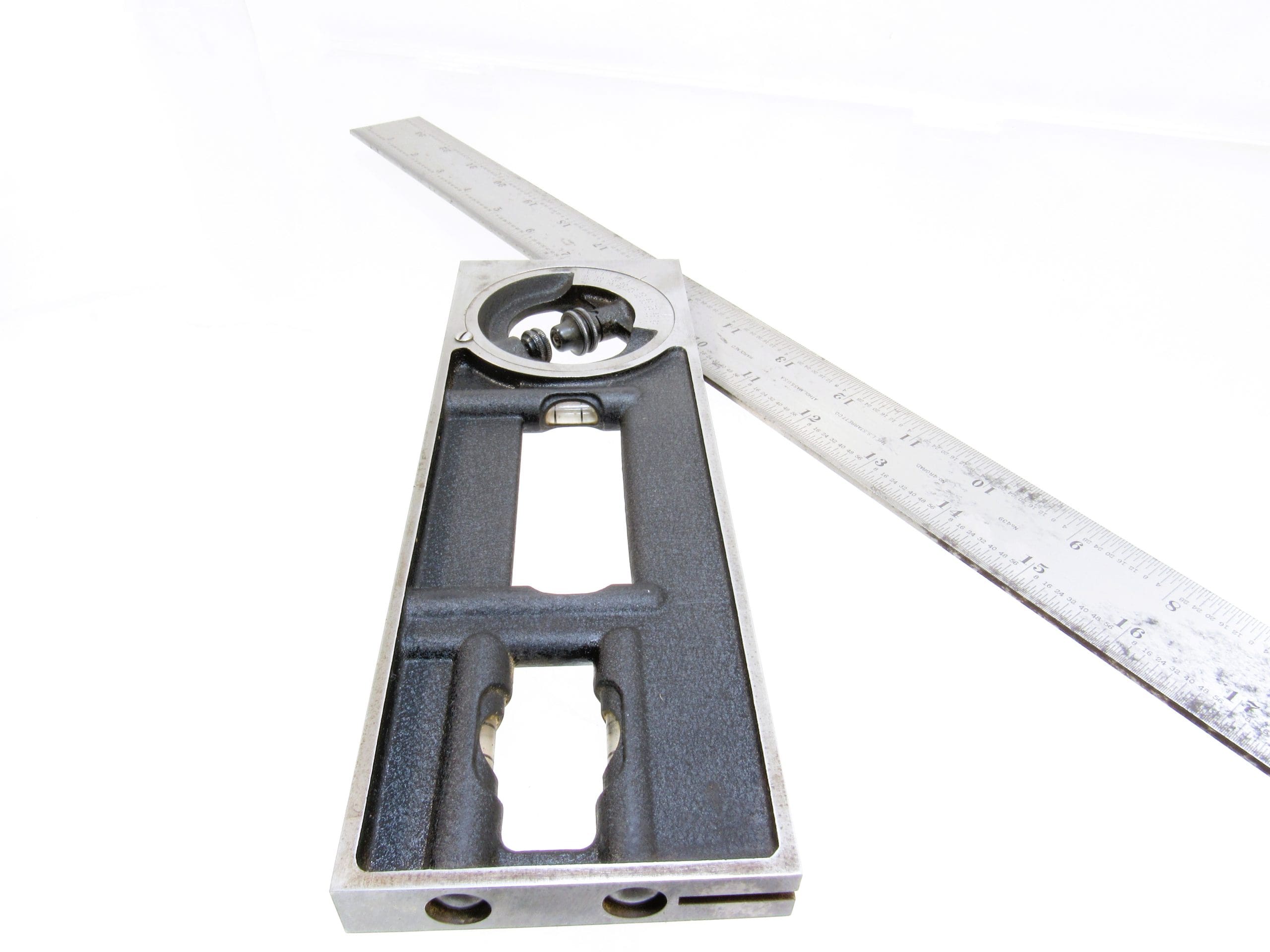 Superb Starrett # 439 24" Builder's Combination Tool / Square Hard To ...