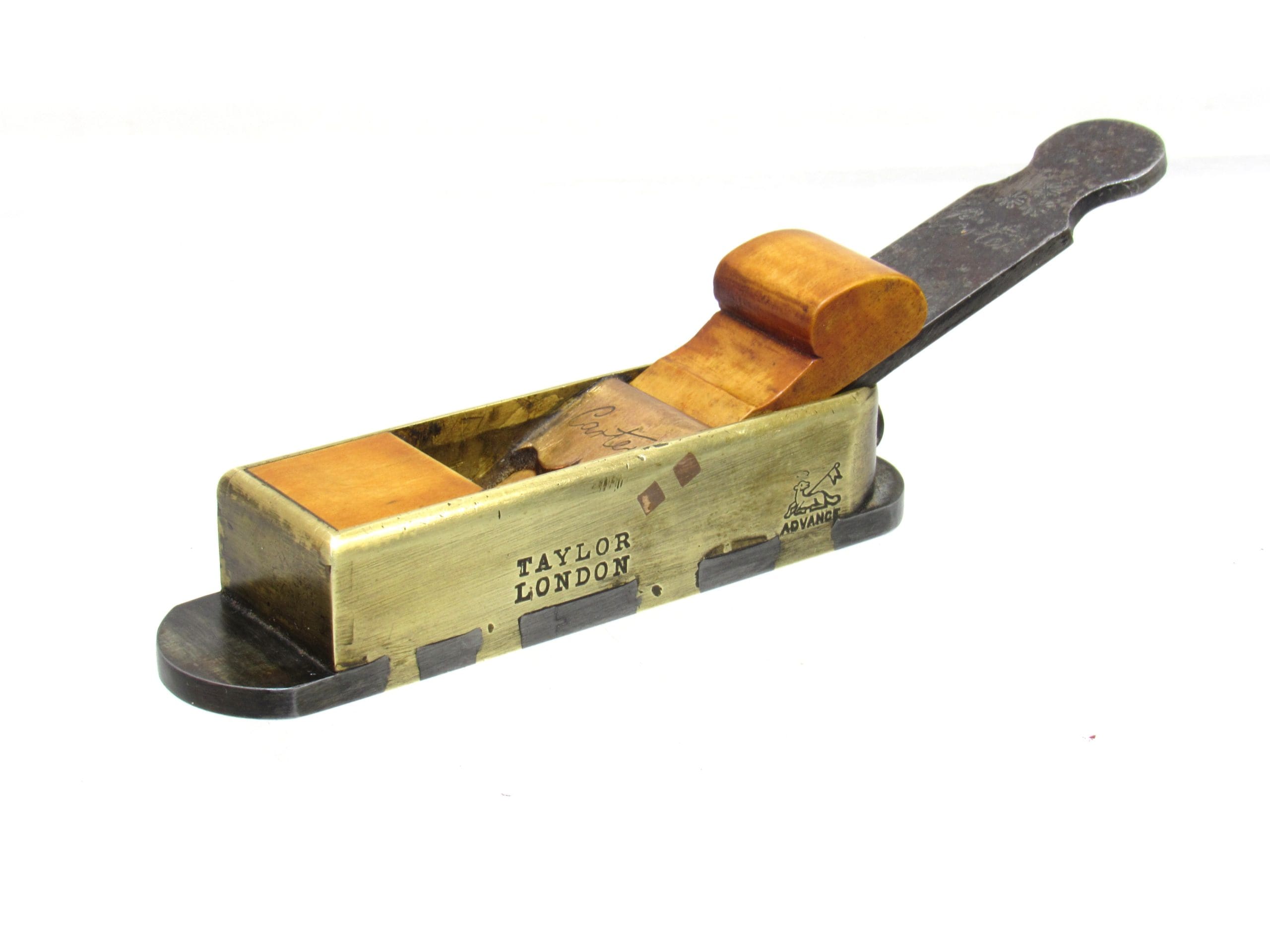 Amazing Brass & Steel Bill Carter Miniature Plane With Boxwood Infill ...