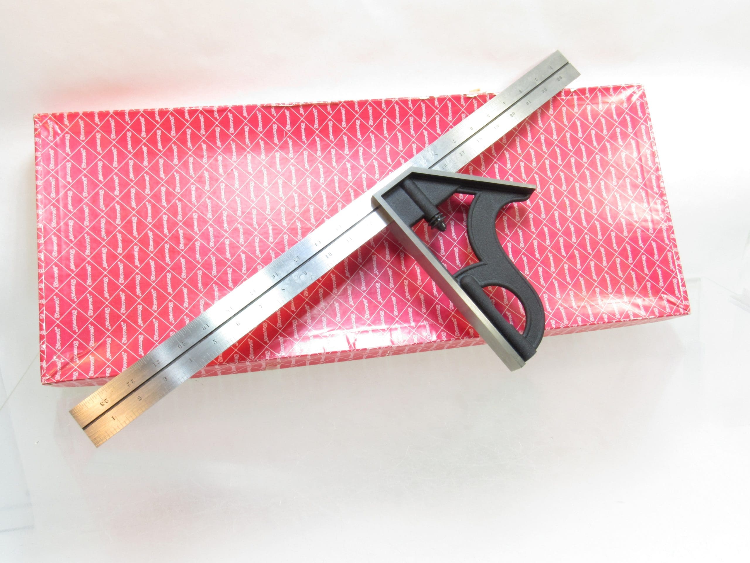 Starrett No 8H Large Combination Square Set 2 Pieces, 24 in L, Hardened ...