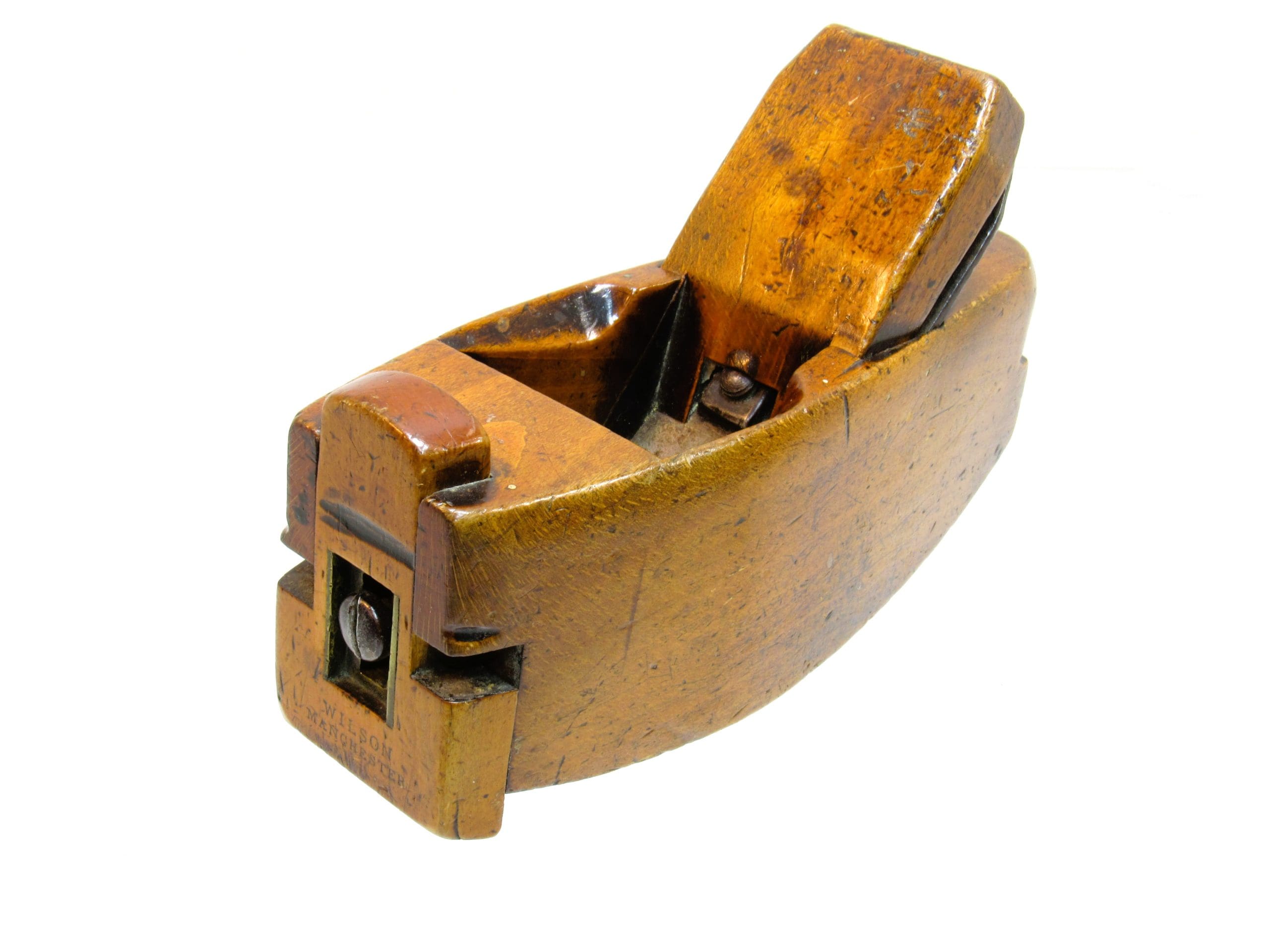 Great Wooden Adjustable Circular Plane By Wilson Manchester With ...