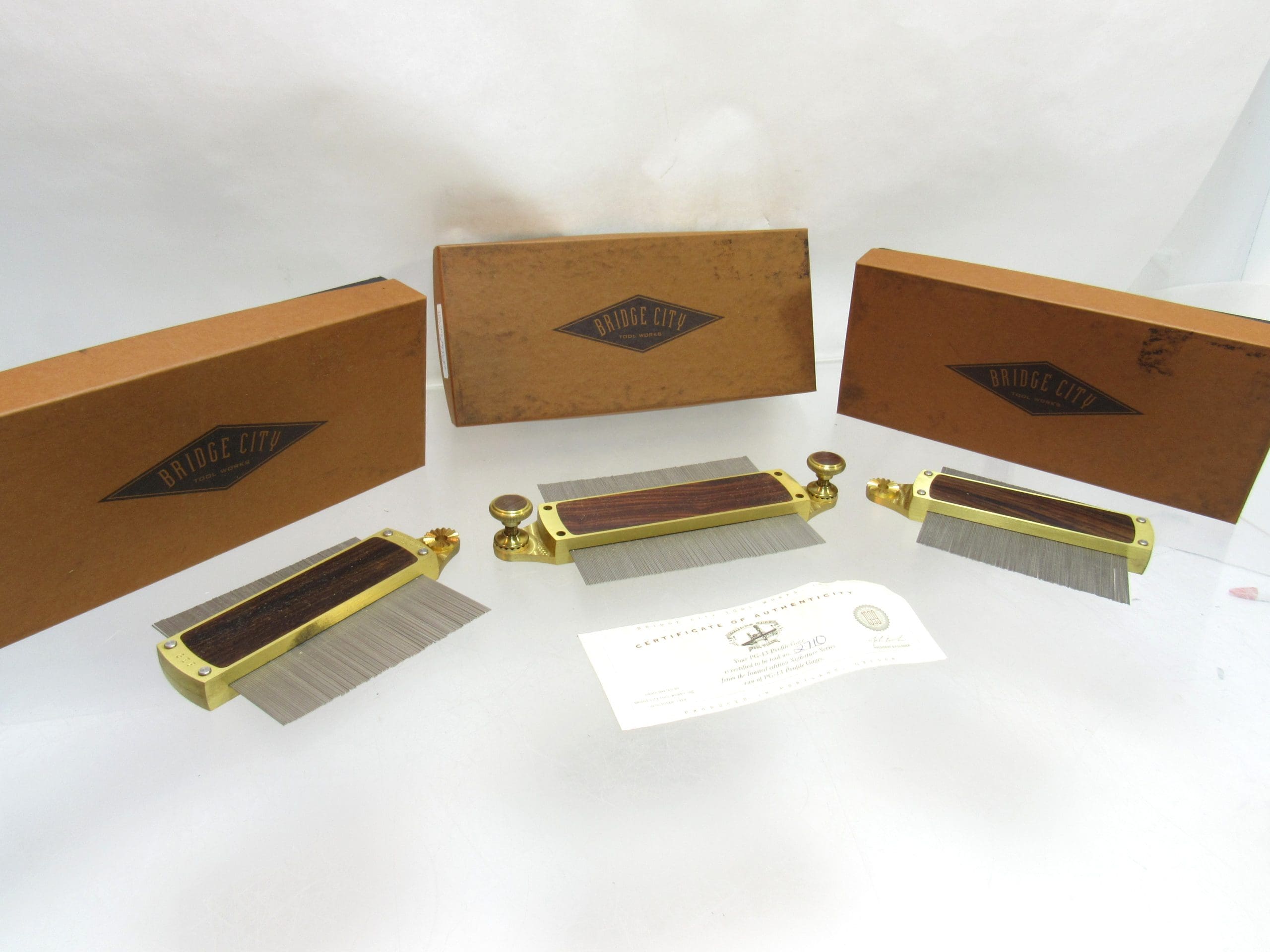 Unused In Box Bridge City Tool PG-13 Triple Profile Gauge Rosewood ...