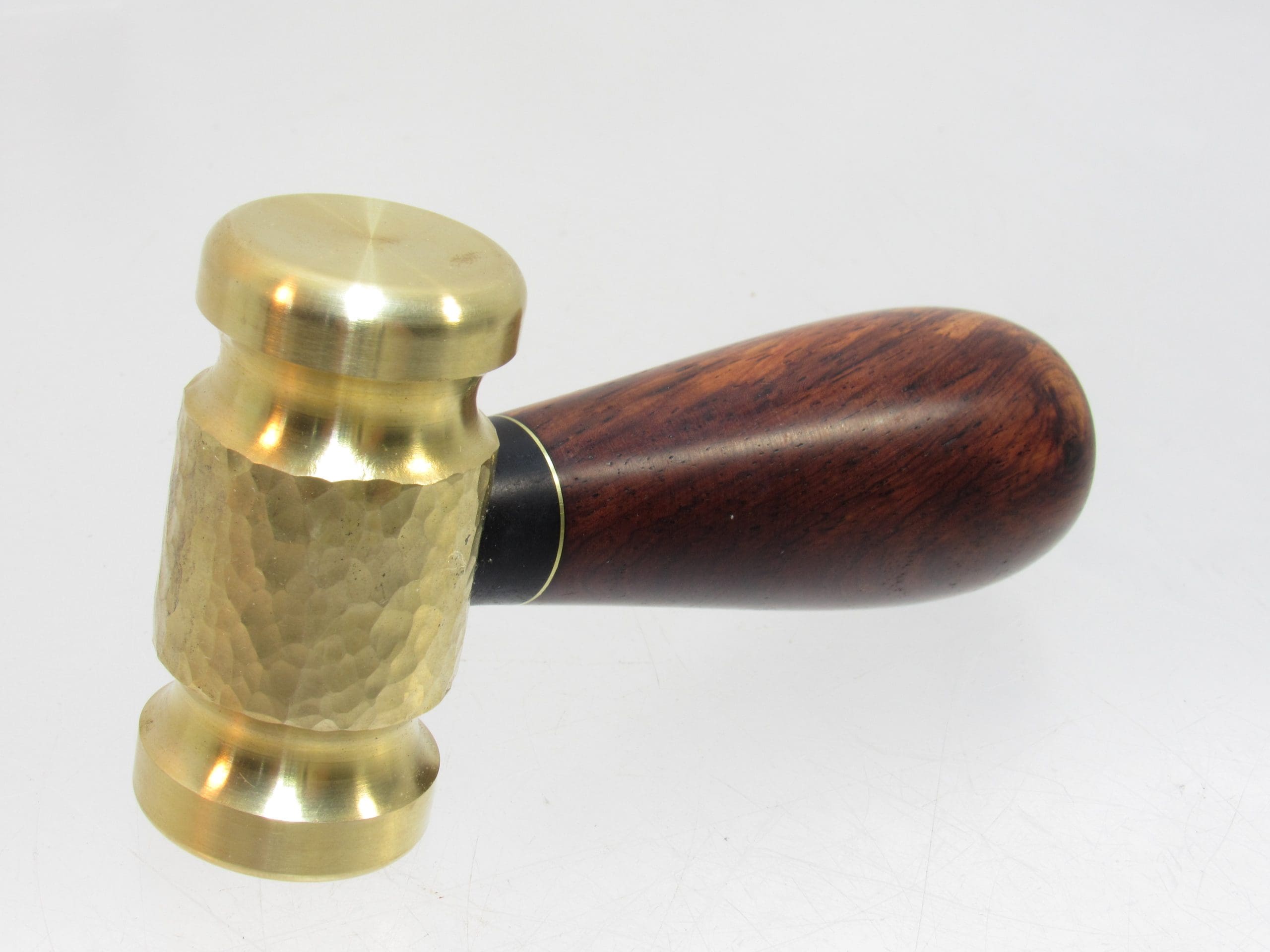 A Show Piece Brass, Rosewood and Ebony Chisel / Plane Hammer 5