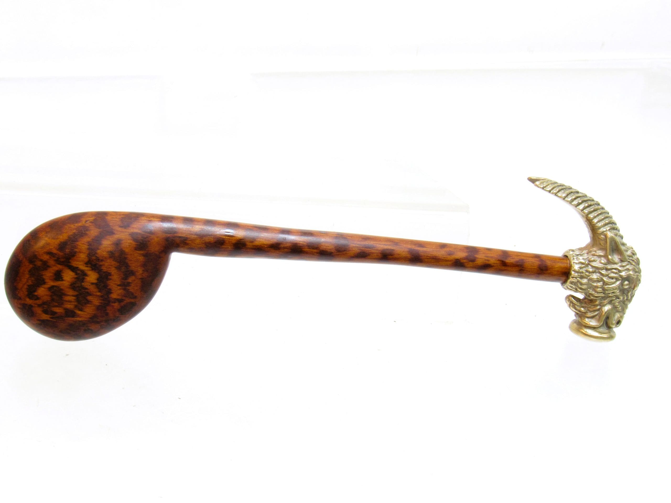 A Show Piece John Heinz Goat Head Hammer With Rare Snakewood Handle ...