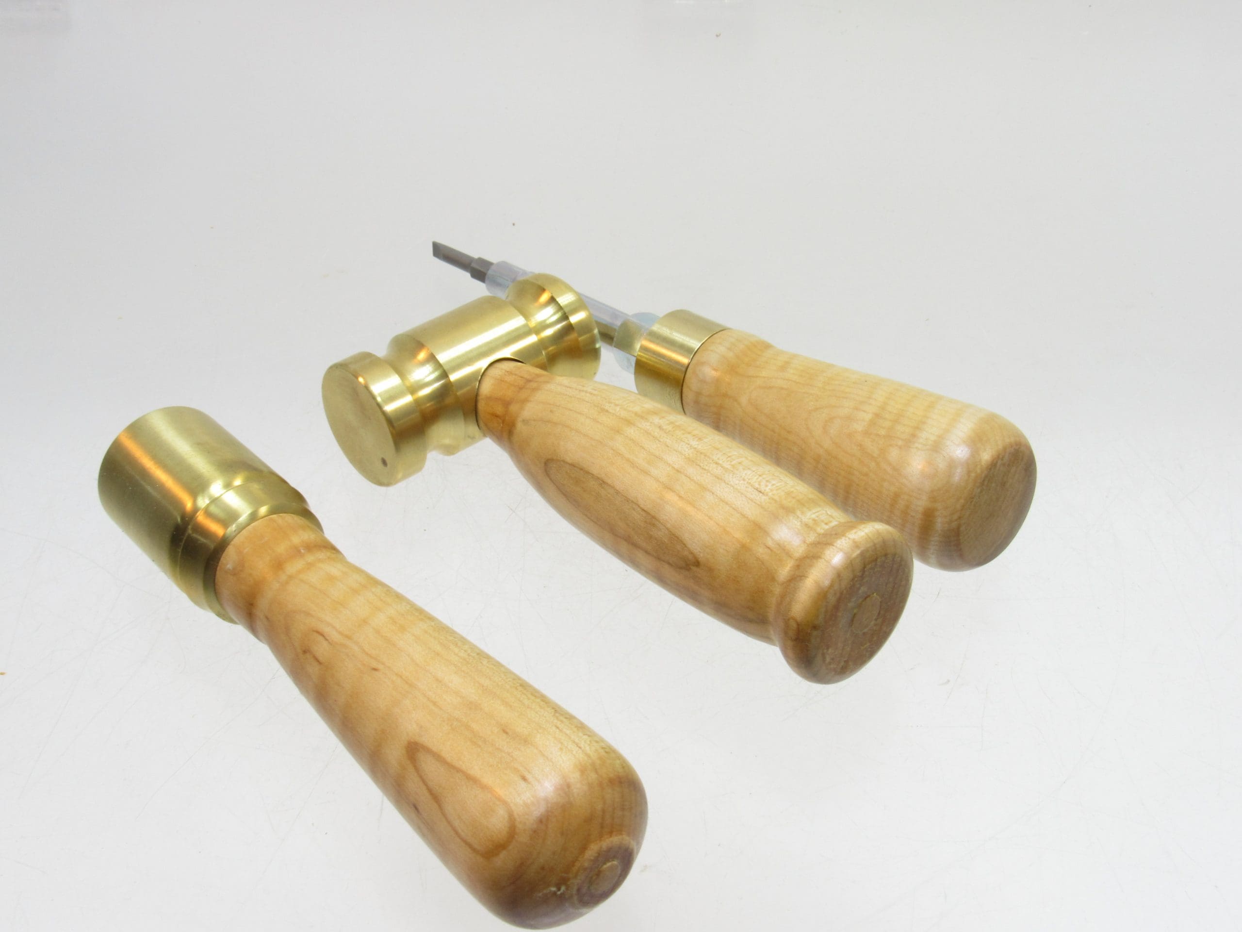 Amazing High Quality Custom Made Brass Hammer & Mallet Along With Multi ...