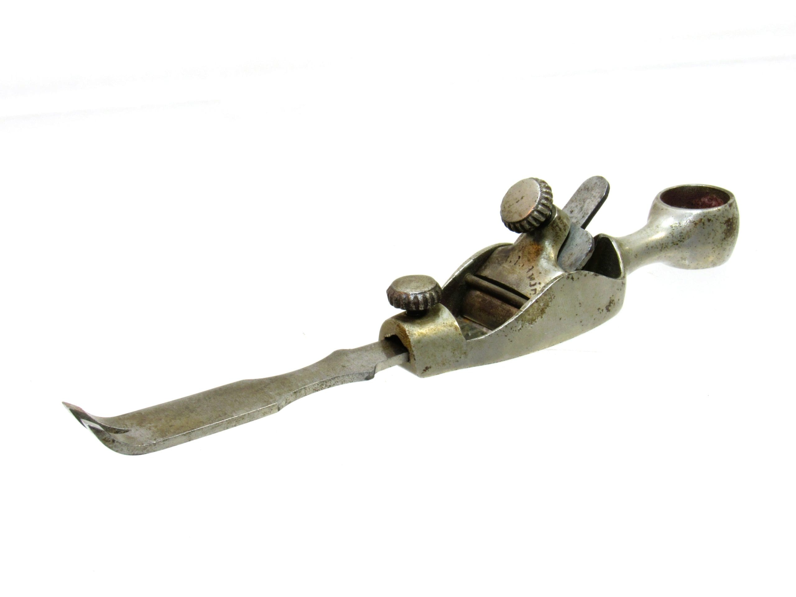 Superb Gladwin Patent Combination Plane & Tool Handle In Rare Nickel ...